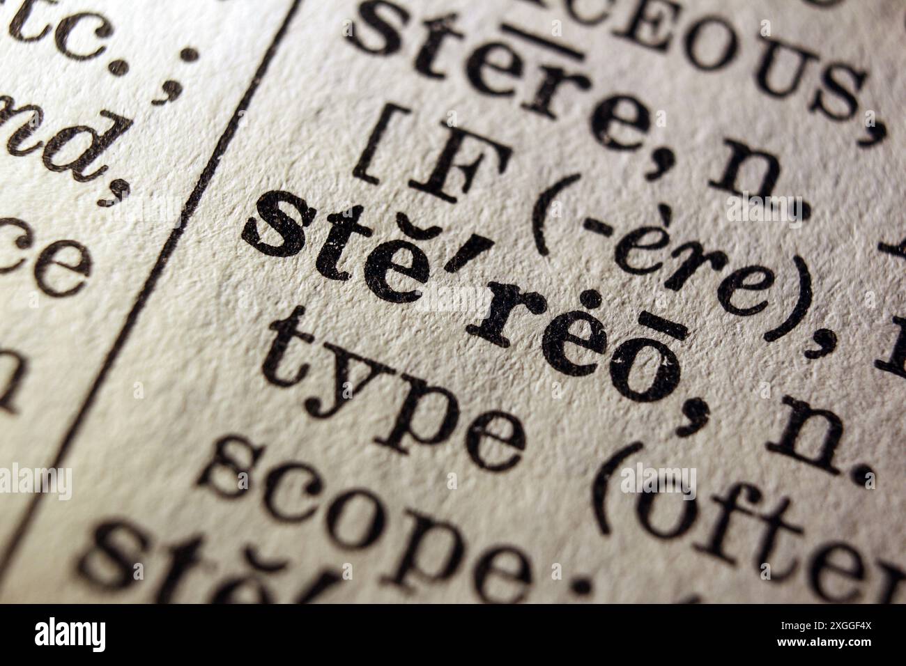 Stereo separation hi-res stock photography and images - Alamy