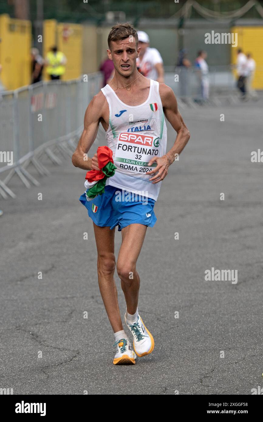 Francesco Fortunato (Italy), men's 20Km walk race bronze medal at ...