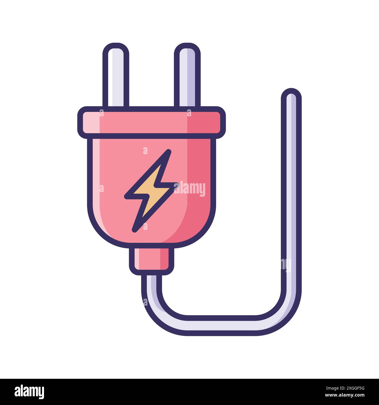 electric plug icon vector design template in white background Stock ...