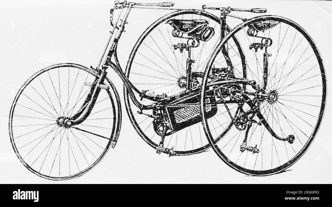 transport / transportation, cycles, Cripper tandem, Naumann Viktoria ...