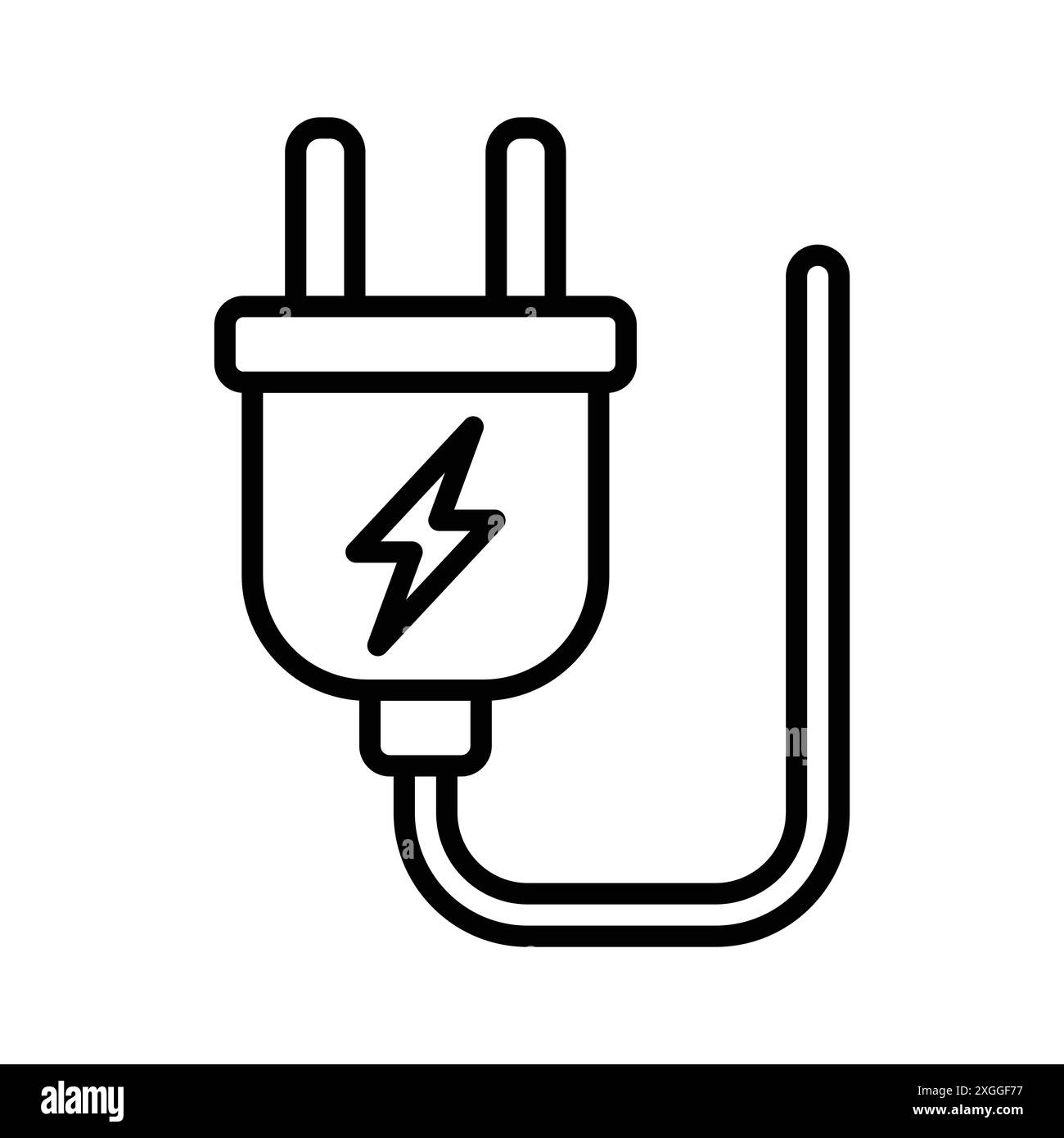 electric plug icon vector design template in white background Stock ...