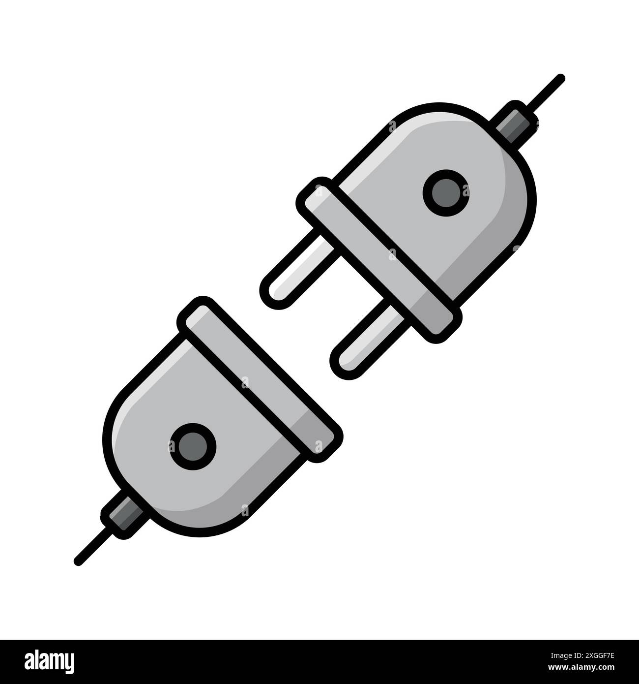 electric plug icon vector design template in white background Stock ...