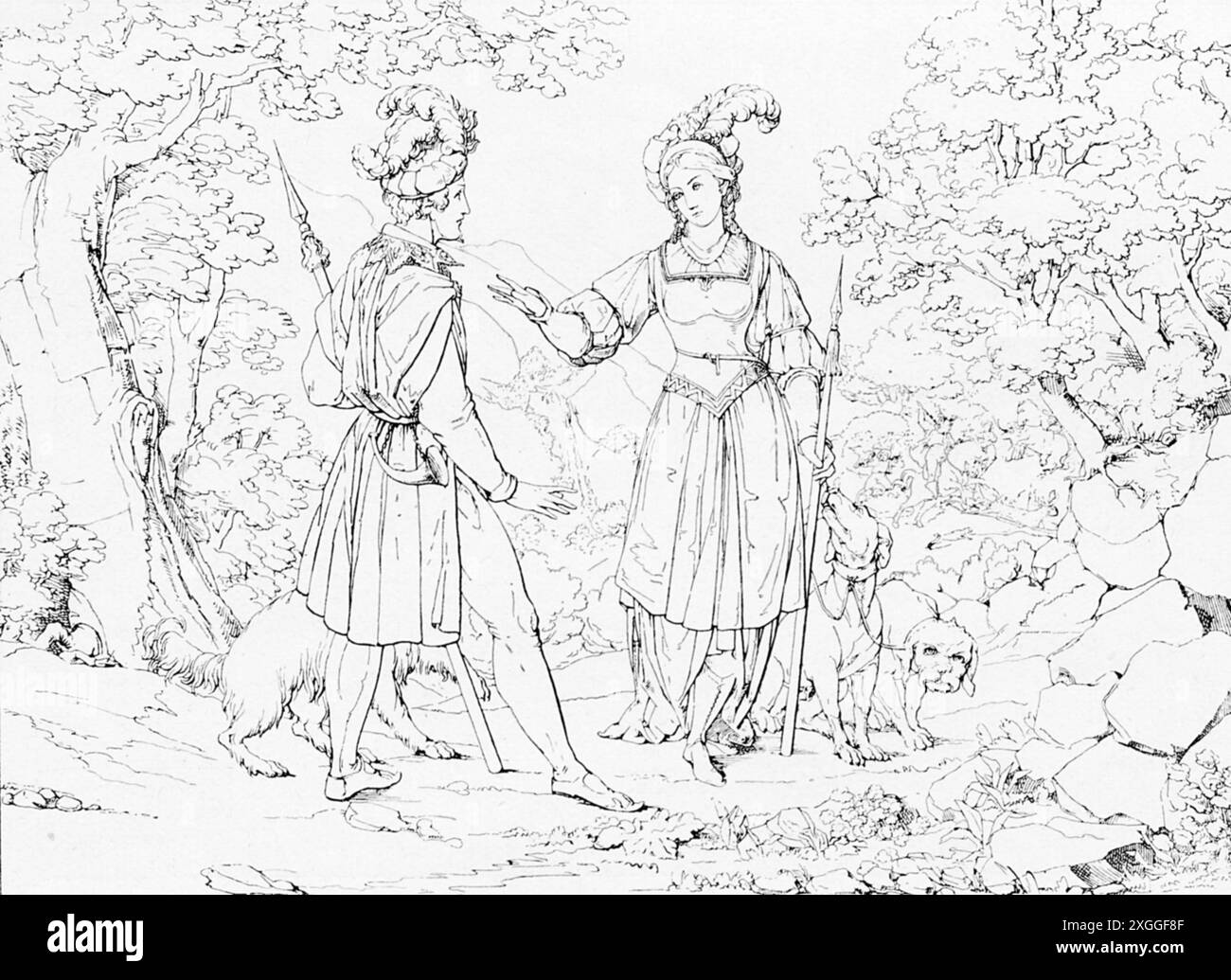 theatre / theater, play, "Wilhelm Tell", by Friedrich Schiller (1759 ...