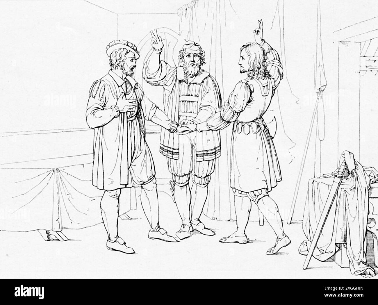 theatre / theater, play, "Wilhelm Tell", by Friedrich Schiller (1759 ...