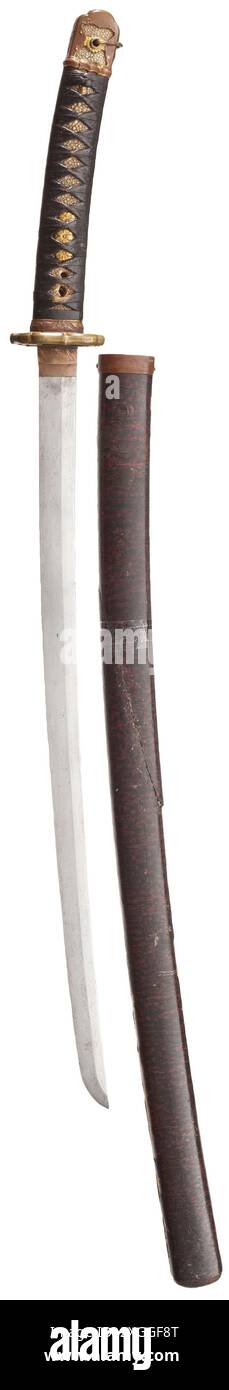 weapons, swords, Asian, Wakizashi, sword, Japan, Gunto, 18th century ...