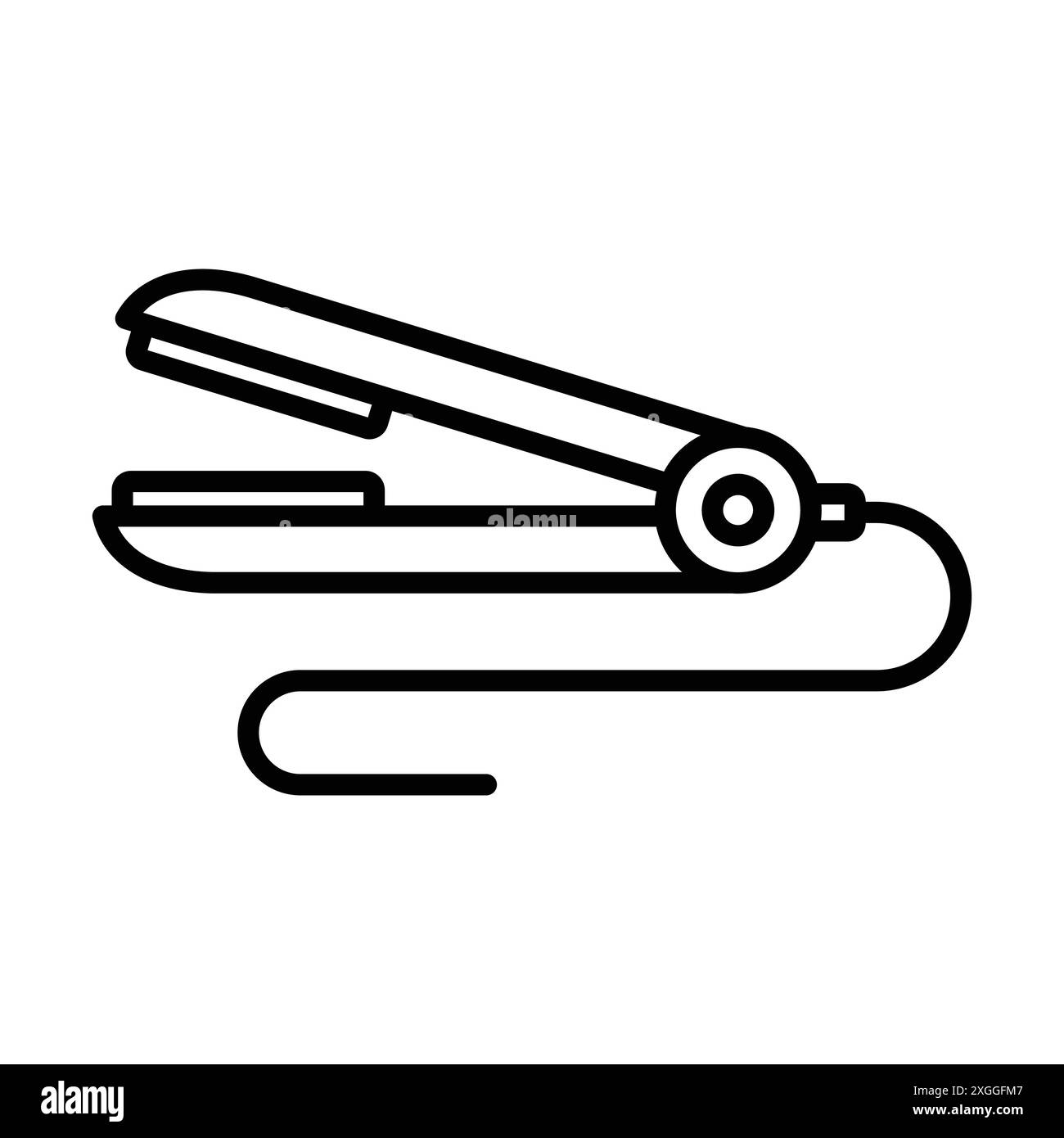 Hair dryer icon set Black and White Stock Photos & Images - Alamy