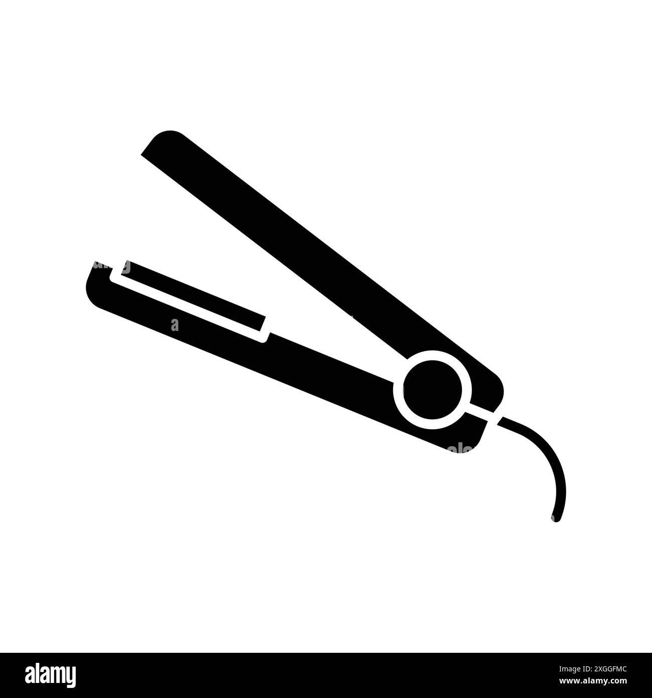 Hair dryer icon set Black and White Stock Photos & Images - Alamy