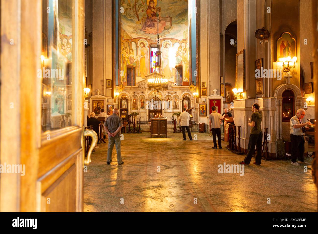 Tbilisi, Georgia - 23 JUNE, 2024: The Kashveti Church of St. George is ...