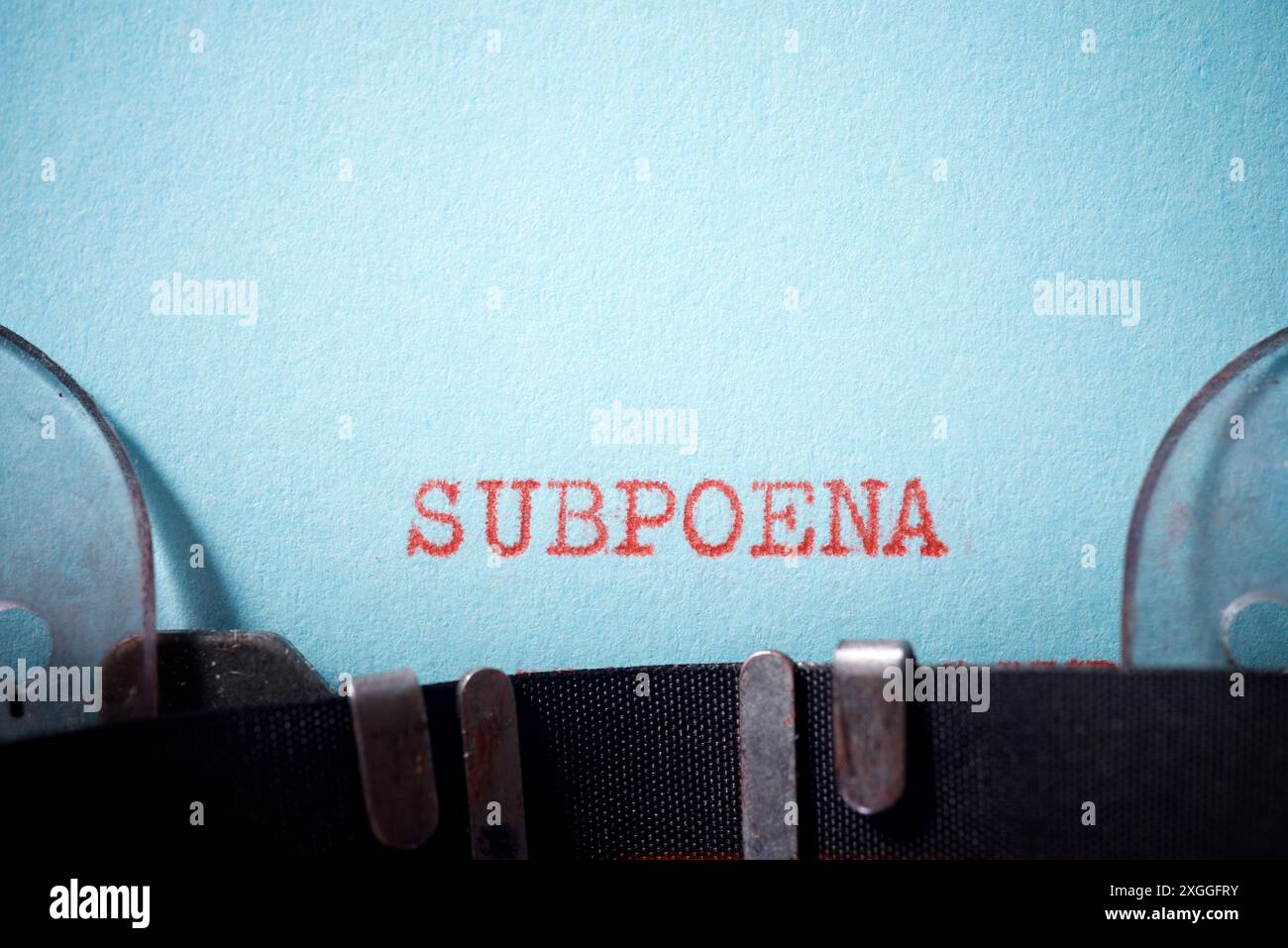 Subpoena hi-res stock photography and images - Alamy