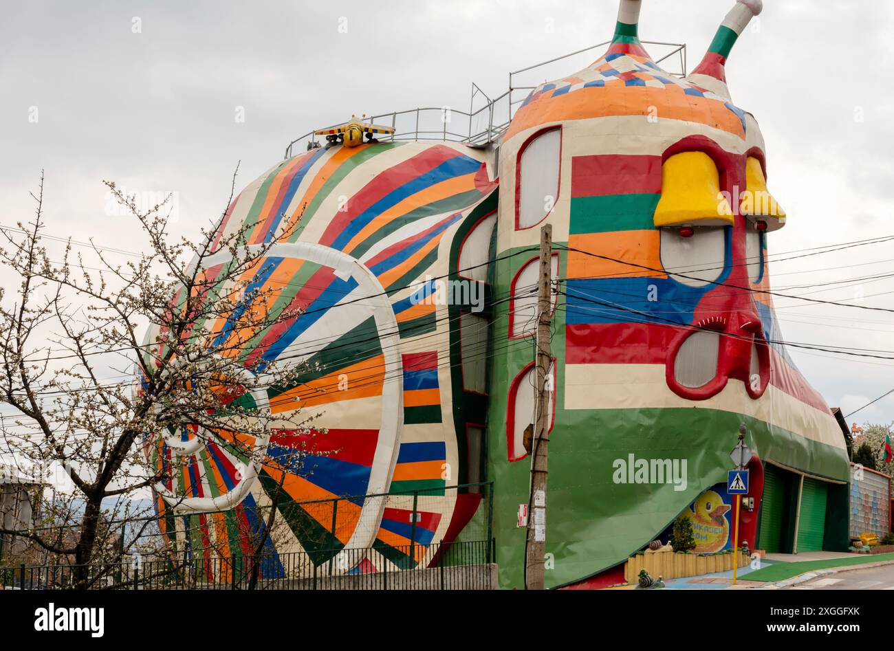 The Snail House quirky residential building in Sofia Bulgaria, Eastern ...