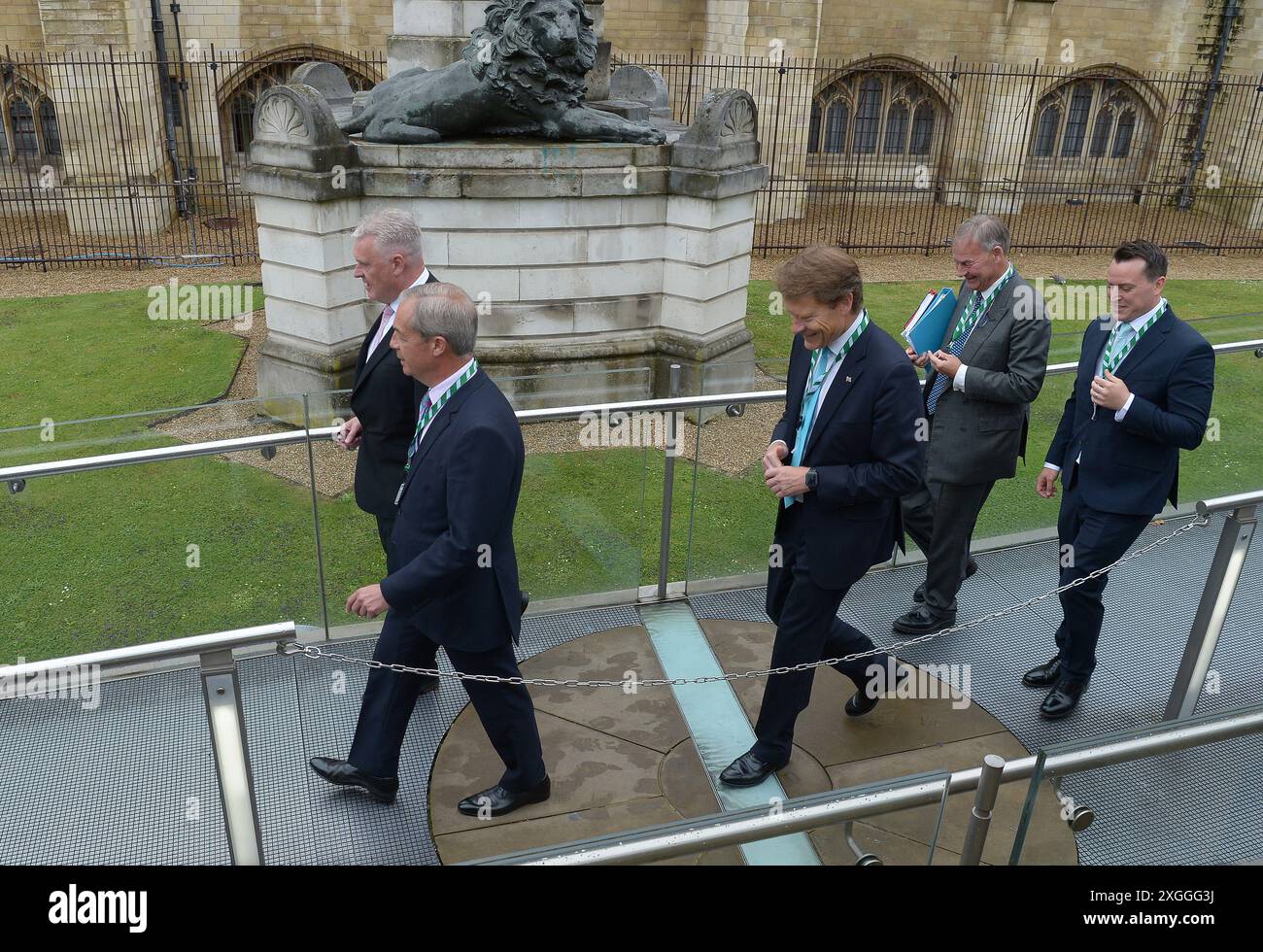 London, UK. 09th July, 2024. Westminster London 9th July 2024. Nigel ...