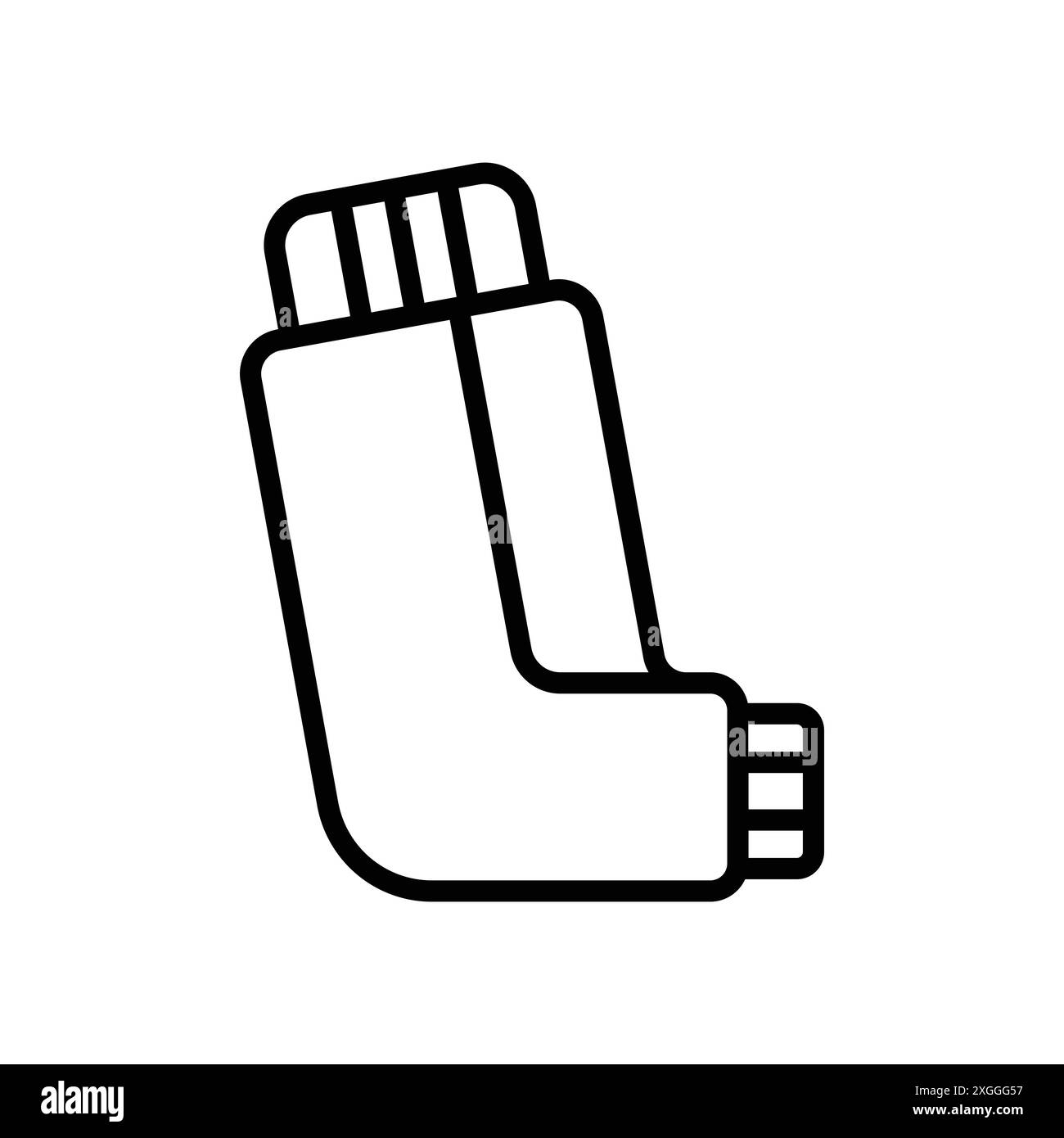 inhaler icon vector design template in white background Stock Vector ...