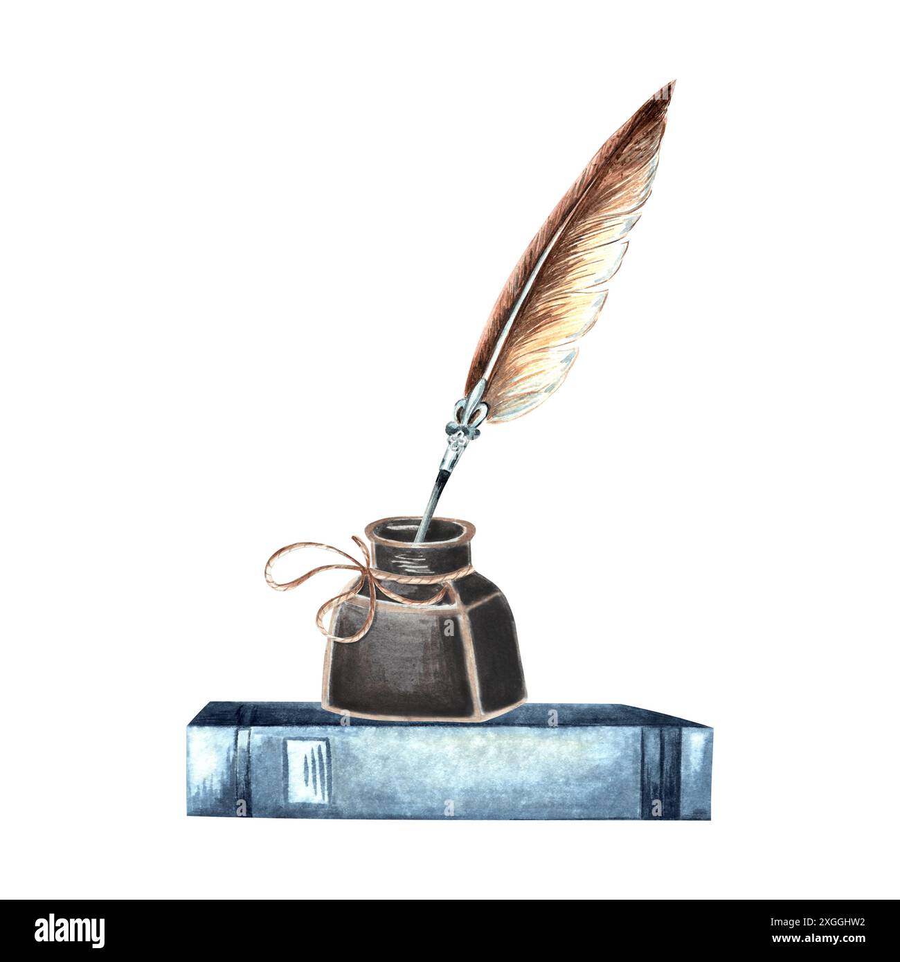 Book and inkwell hi-res stock photography and images - Alamy