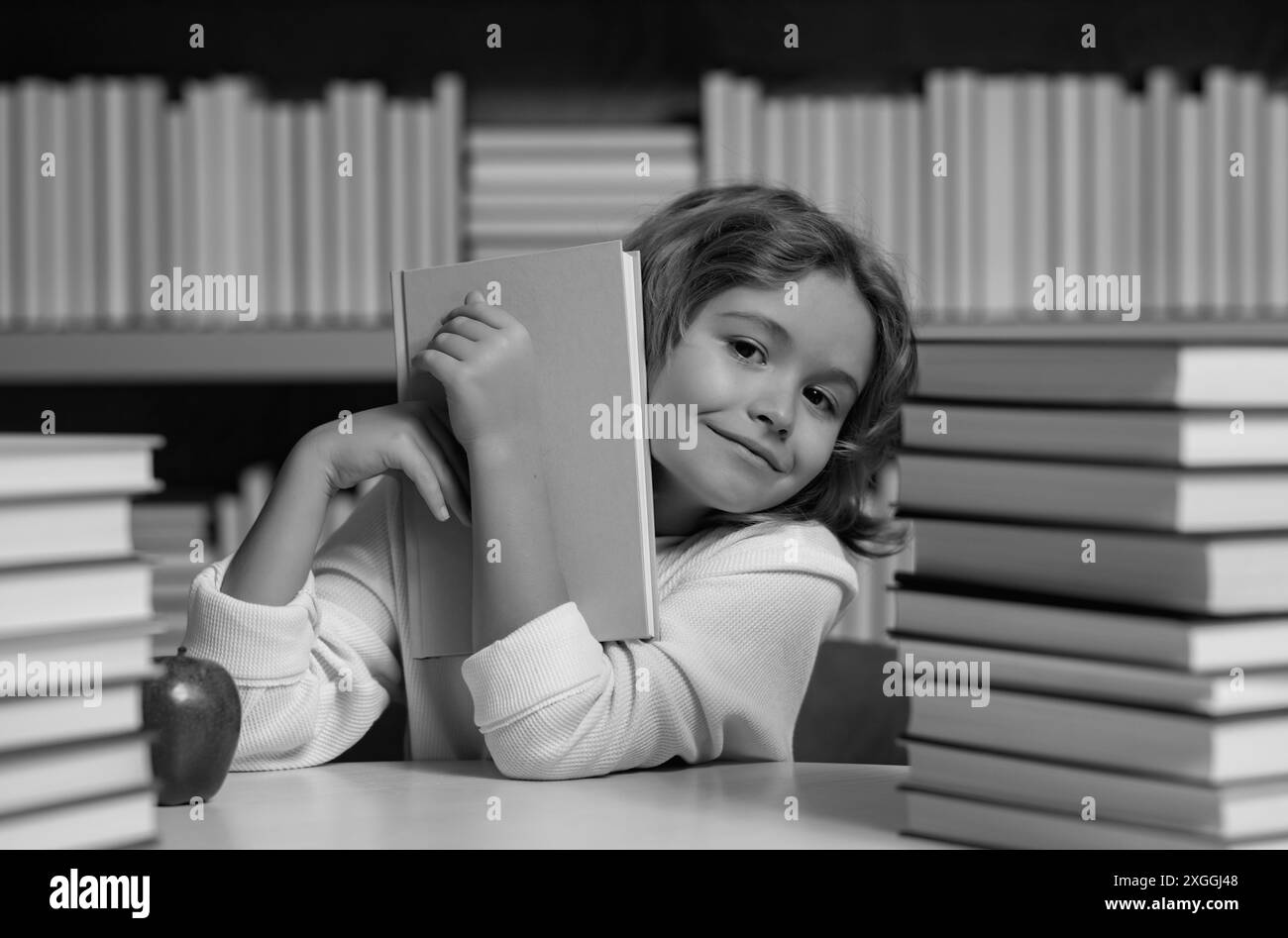 School boy. Kids education and school concept. Portrait of school boy ...