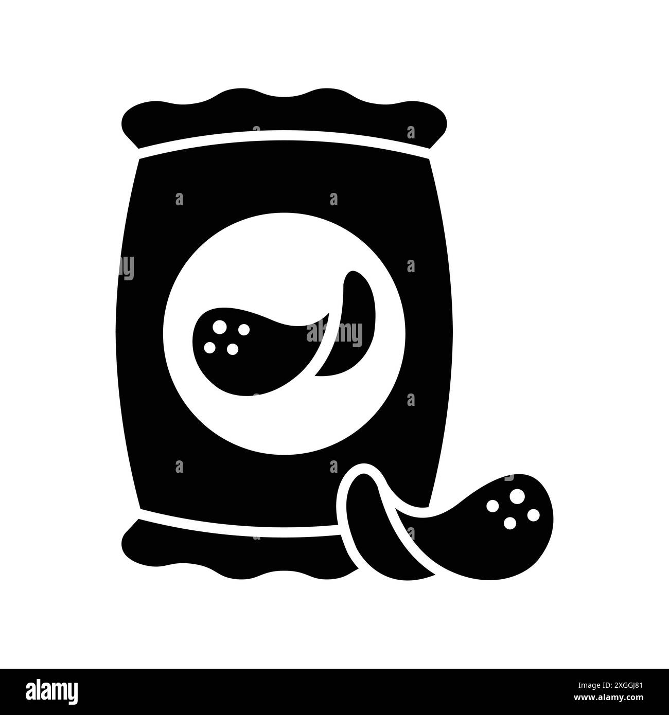 potato chip icon vector design template in white background Stock ...