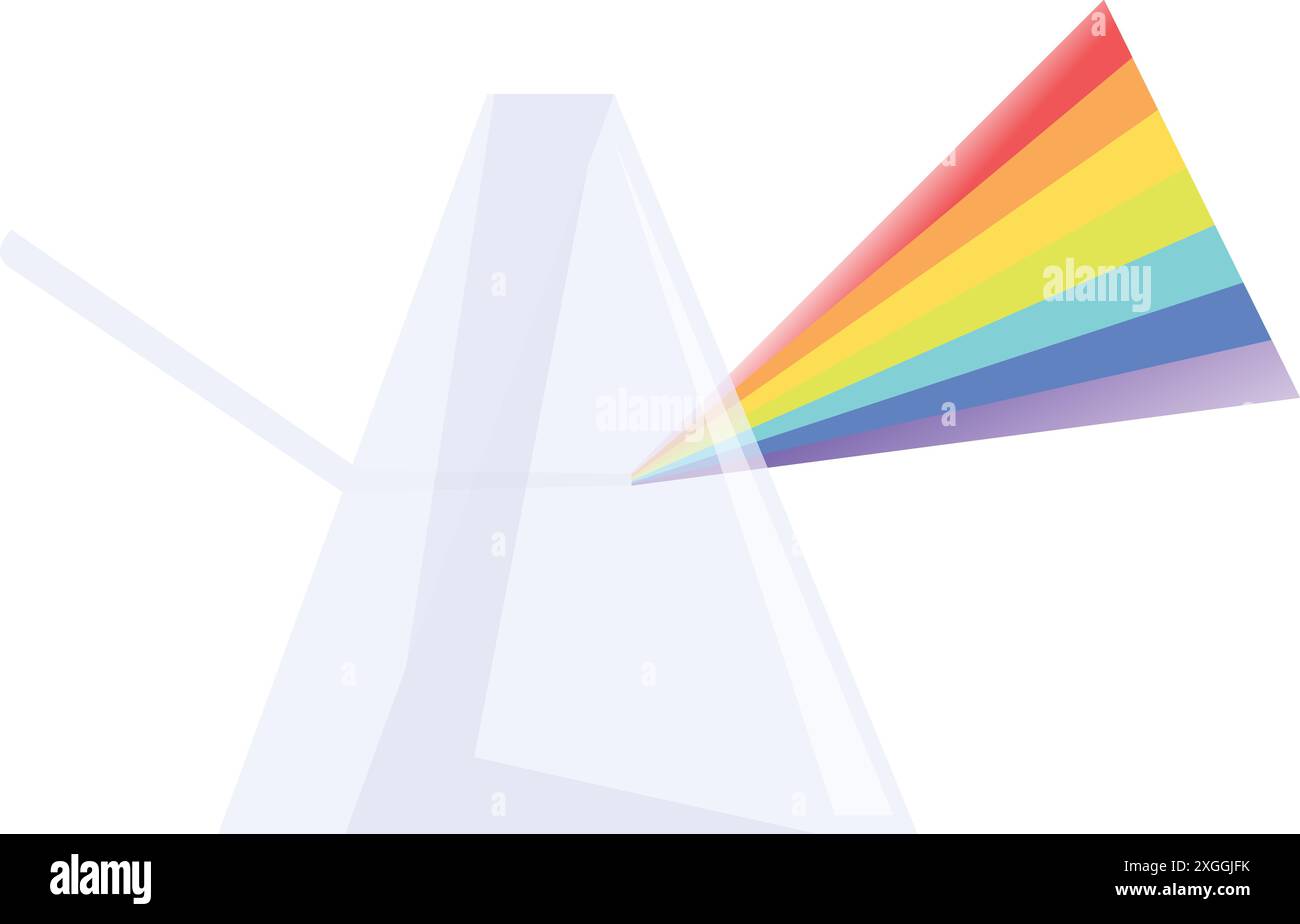 Triangular Prism Refraction Cut Out Stock Images And Pictures Alamy