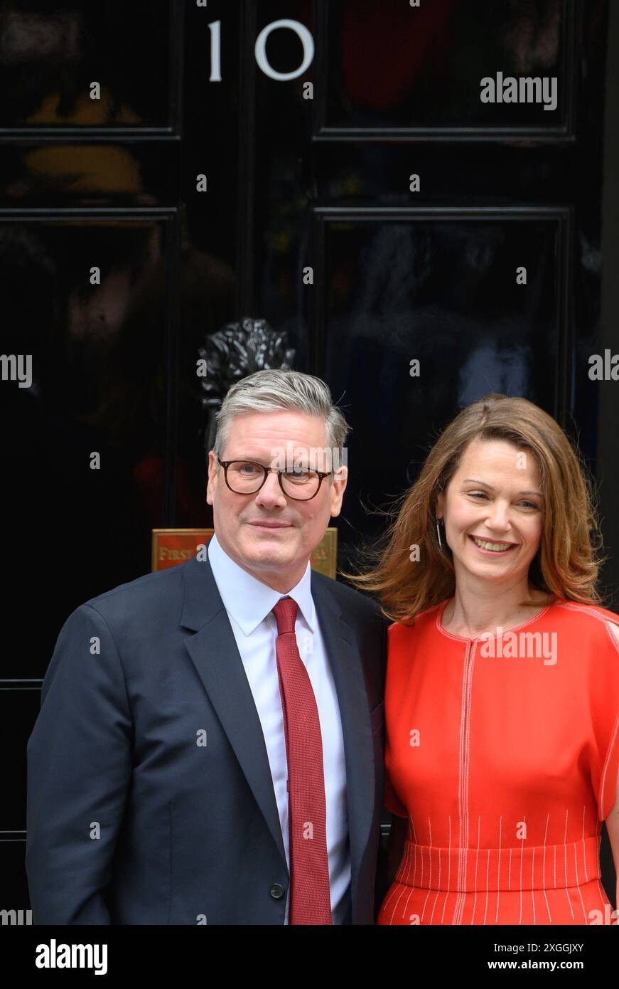 British prime minister sir keir starmer and wife victoria starmer hi ...