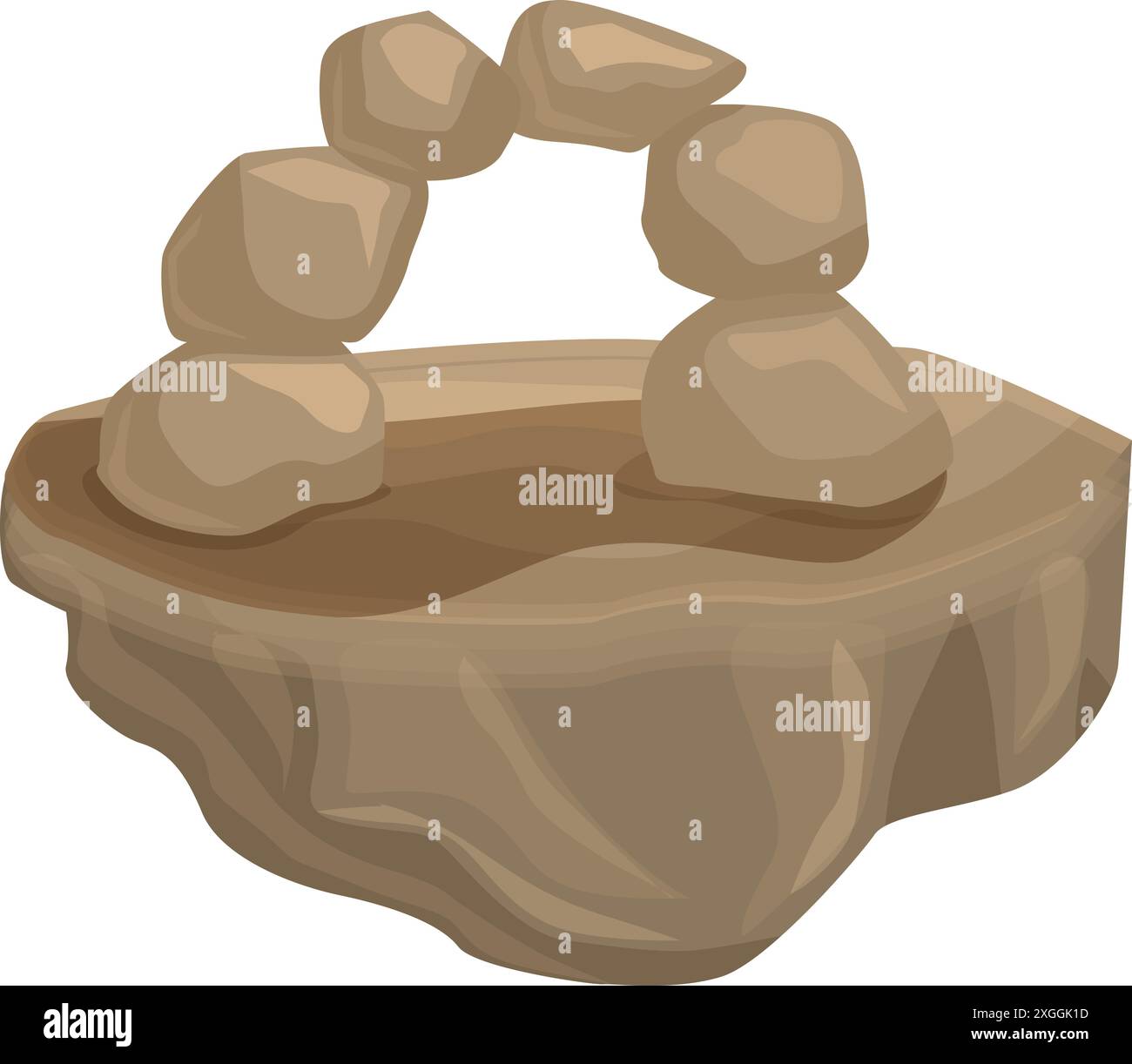 Mystical rock formation Stock Vector Images - Alamy