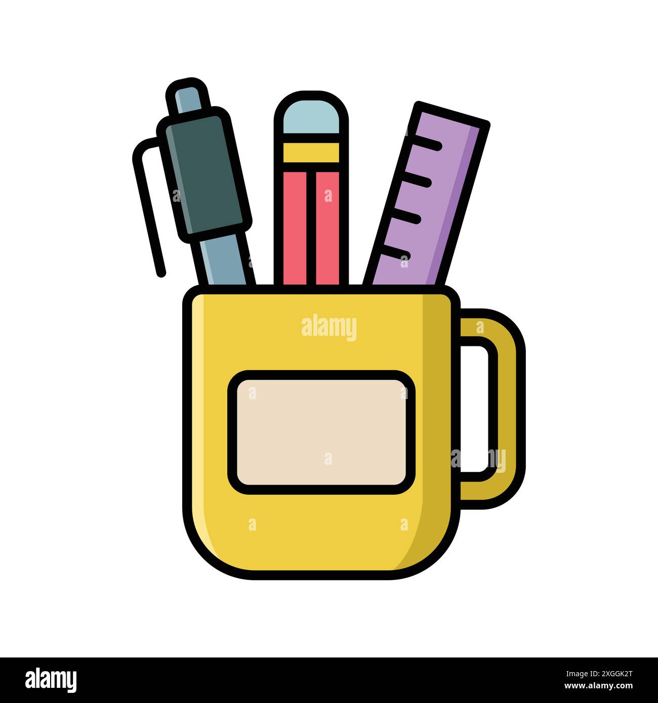 stationery icon vector design template in white background Stock Vector ...