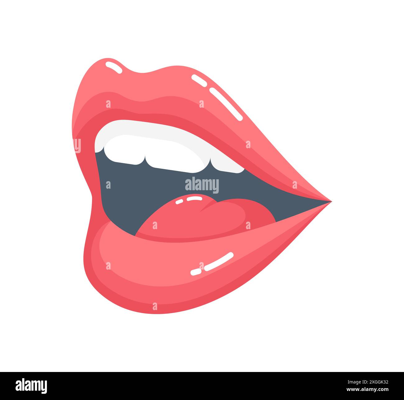 Open Mouth Side View