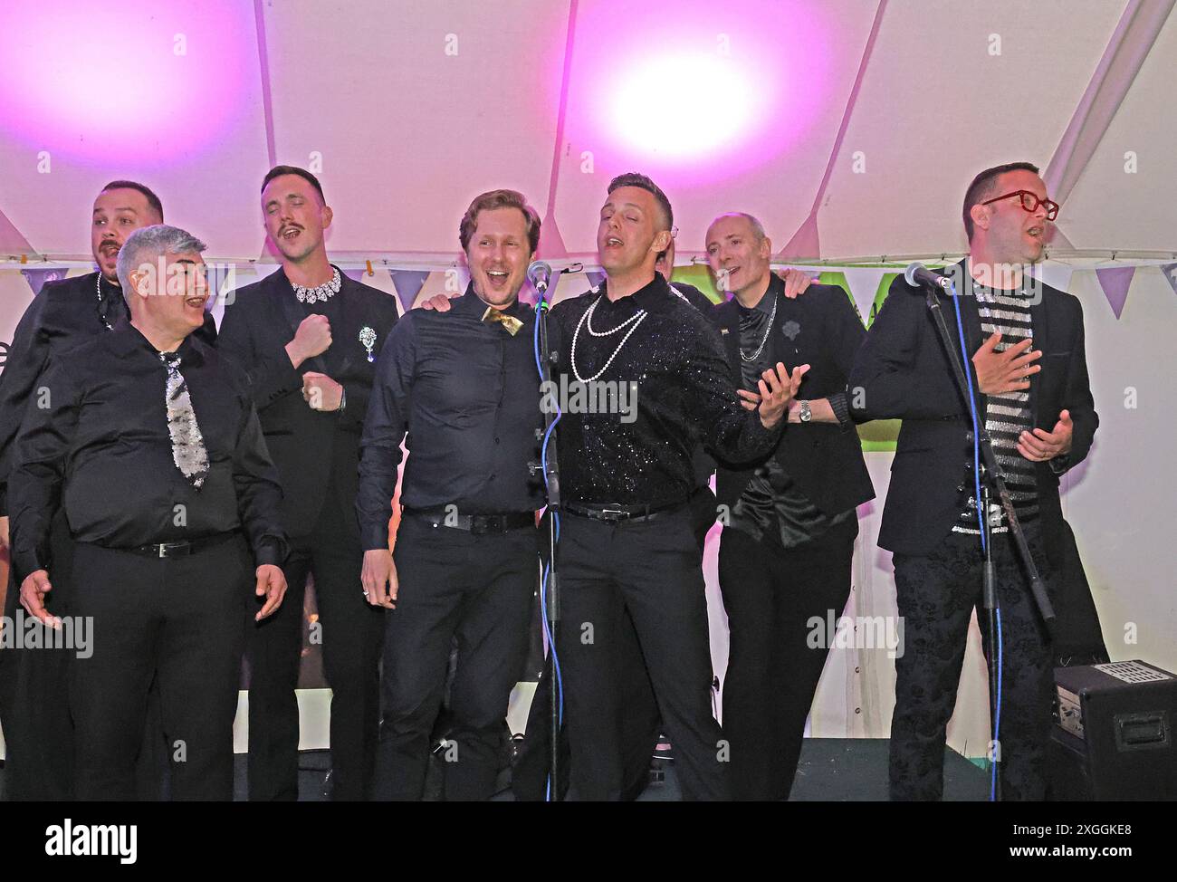 LONDON GAY MEN'S CHORUS at CHESIL ROCKS DORSET 2024 Stock Photo - Alamy