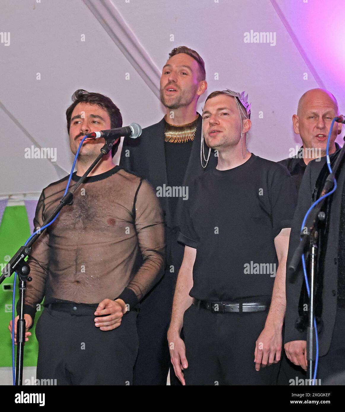 LONDON GAY MEN'S CHORUS at CHESIL ROCKS DORSET 2024 Stock Photo - Alamy