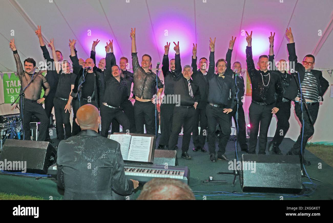 LONDON GAY MEN'S CHORUS at CHESIL ROCKS DORSET 2024 Stock Photo - Alamy