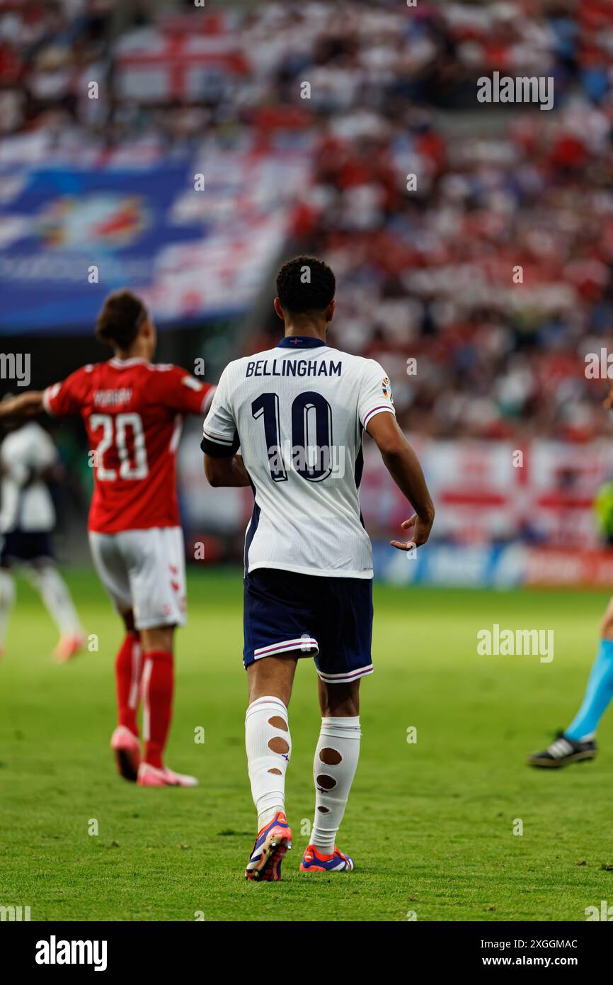 Jude Bellingham seen during UEFA Euro 2024 game between national teams ...
