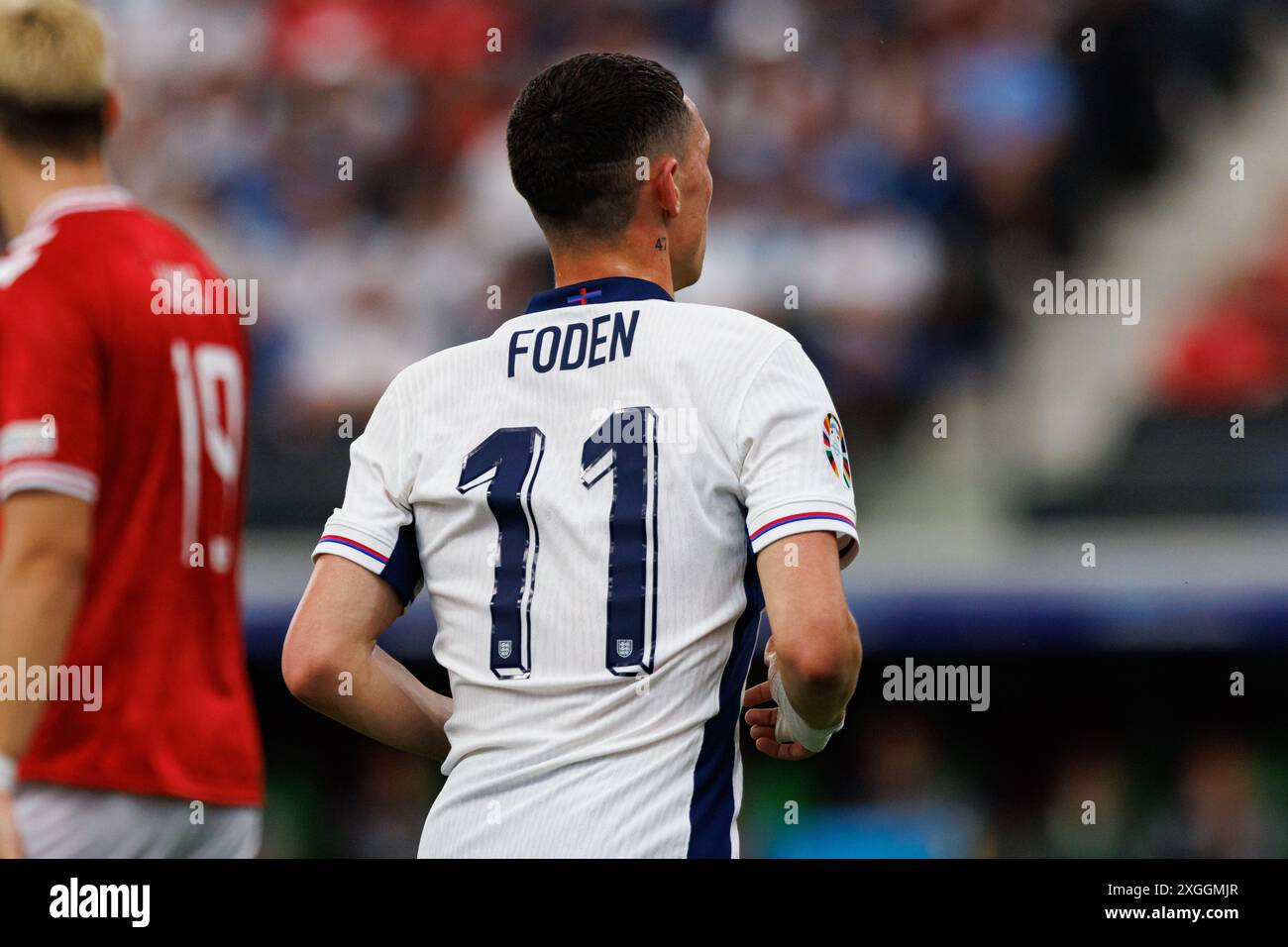 Phil Foden seen during UEFA Euro 2024 game between national teams of ...