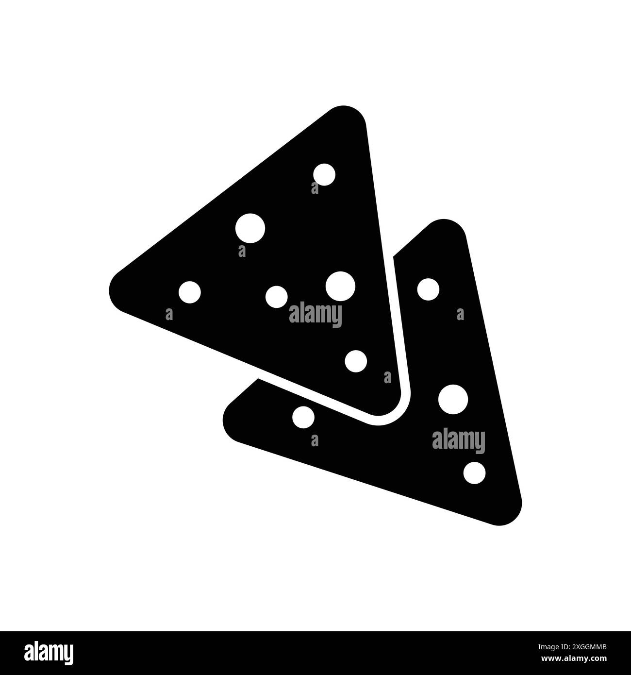 tortilla chips icon vector design template in white background Stock ...