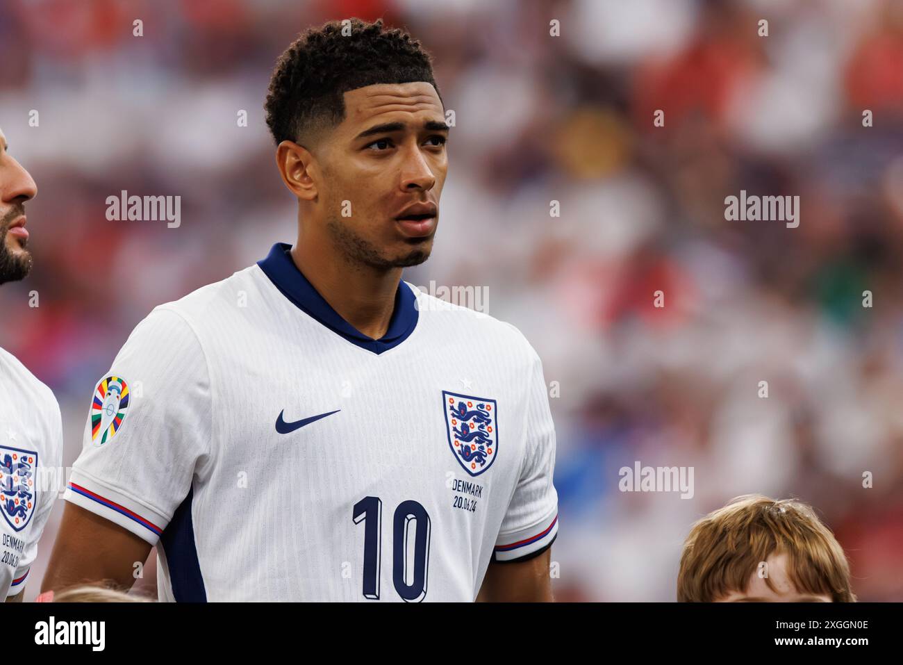 Jude Bellingham seen during UEFA Euro 2024 game between national teams ...