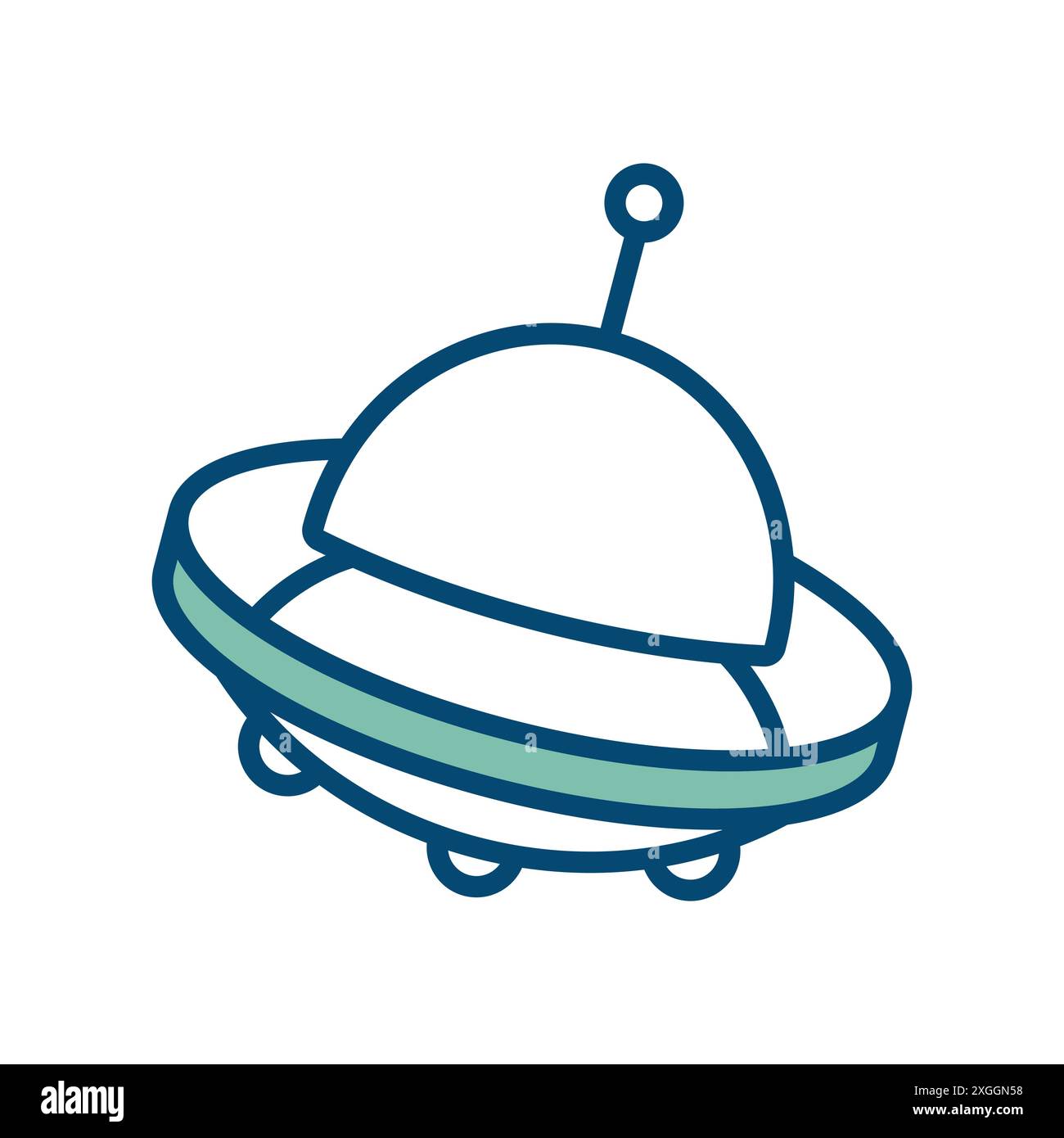 ufo icon vector design template in white background Stock Vector Image ...