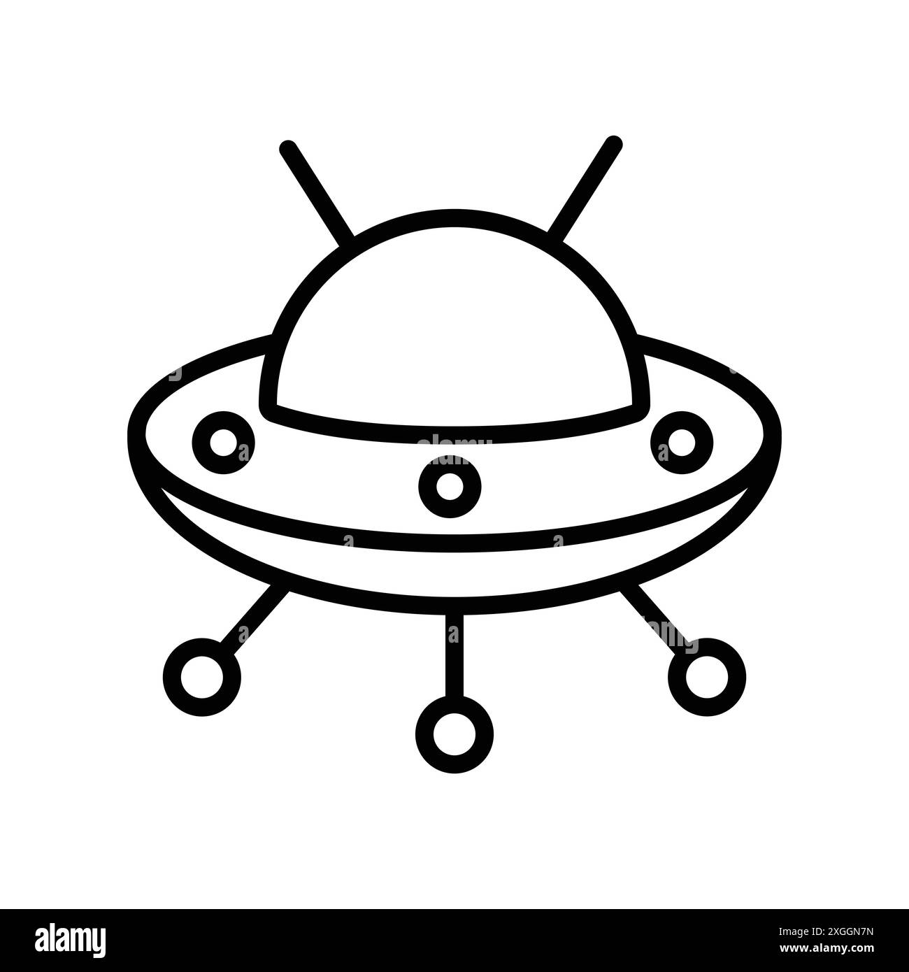 Ufo logo vector vectors hi-res stock photography and images - Alamy