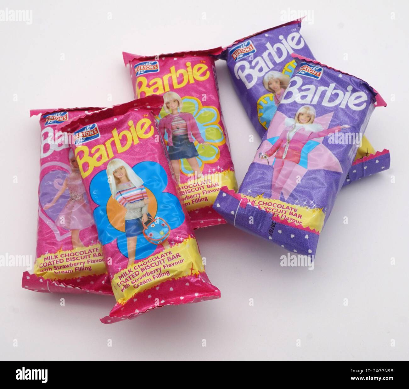 Barbie biscuits by Burtons confectioners, England, 1990s. Uses the ...