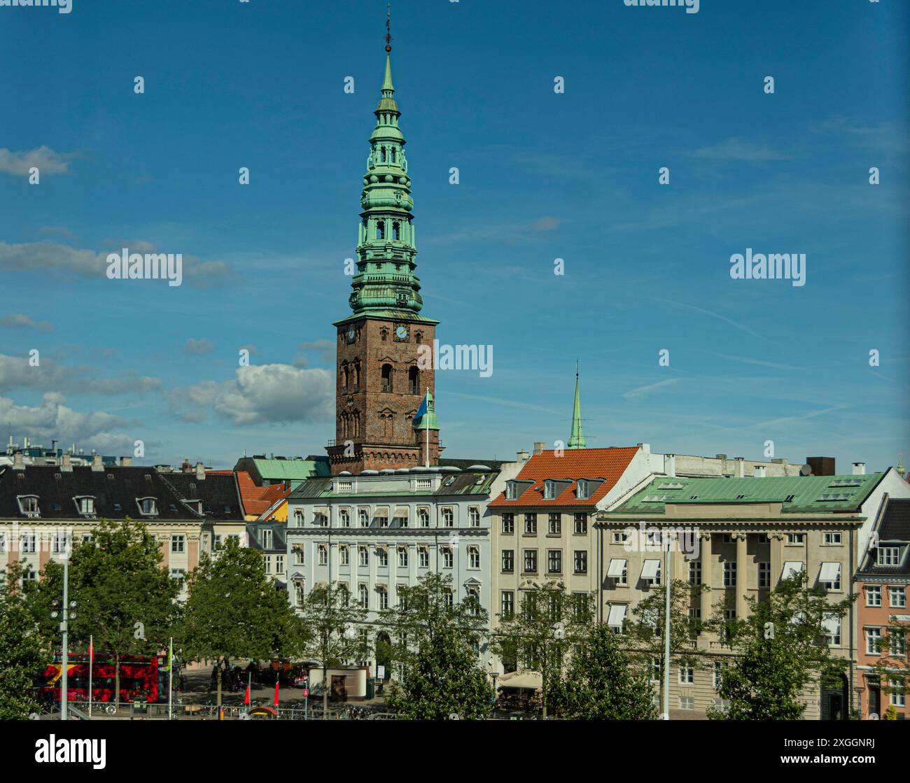 View of buildings in Copenhagen city. Denmark Stock Photo - Alamy