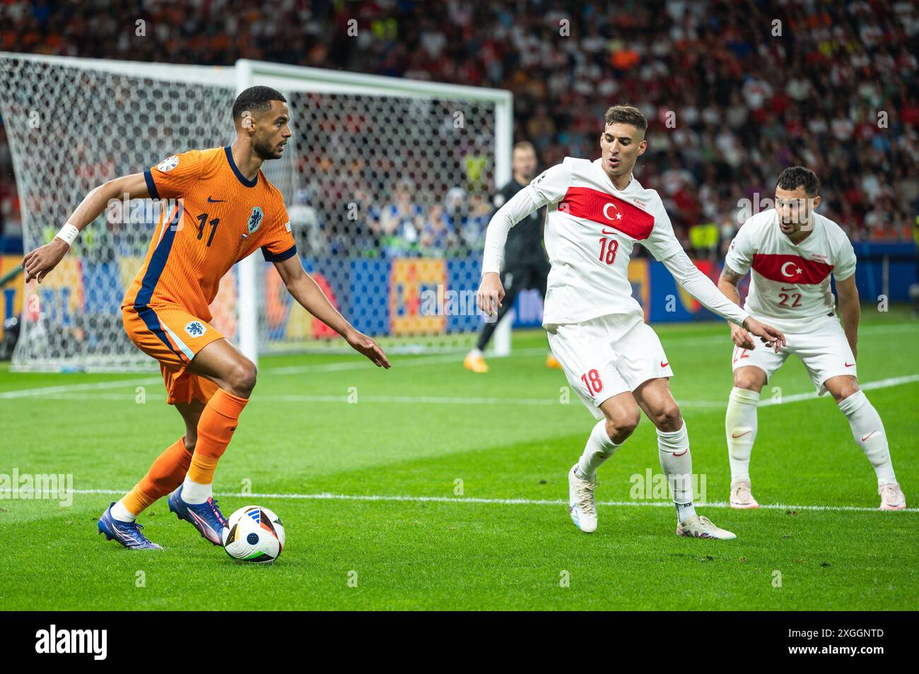BERLIN, GERMANY - JULY 6, 2024: Euro 2024 quarterfinal match Nederlands ...