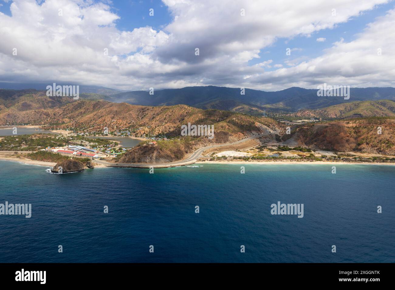 Aerial view of part of Dili, Timor-Leste Stock Photo - Alamy
