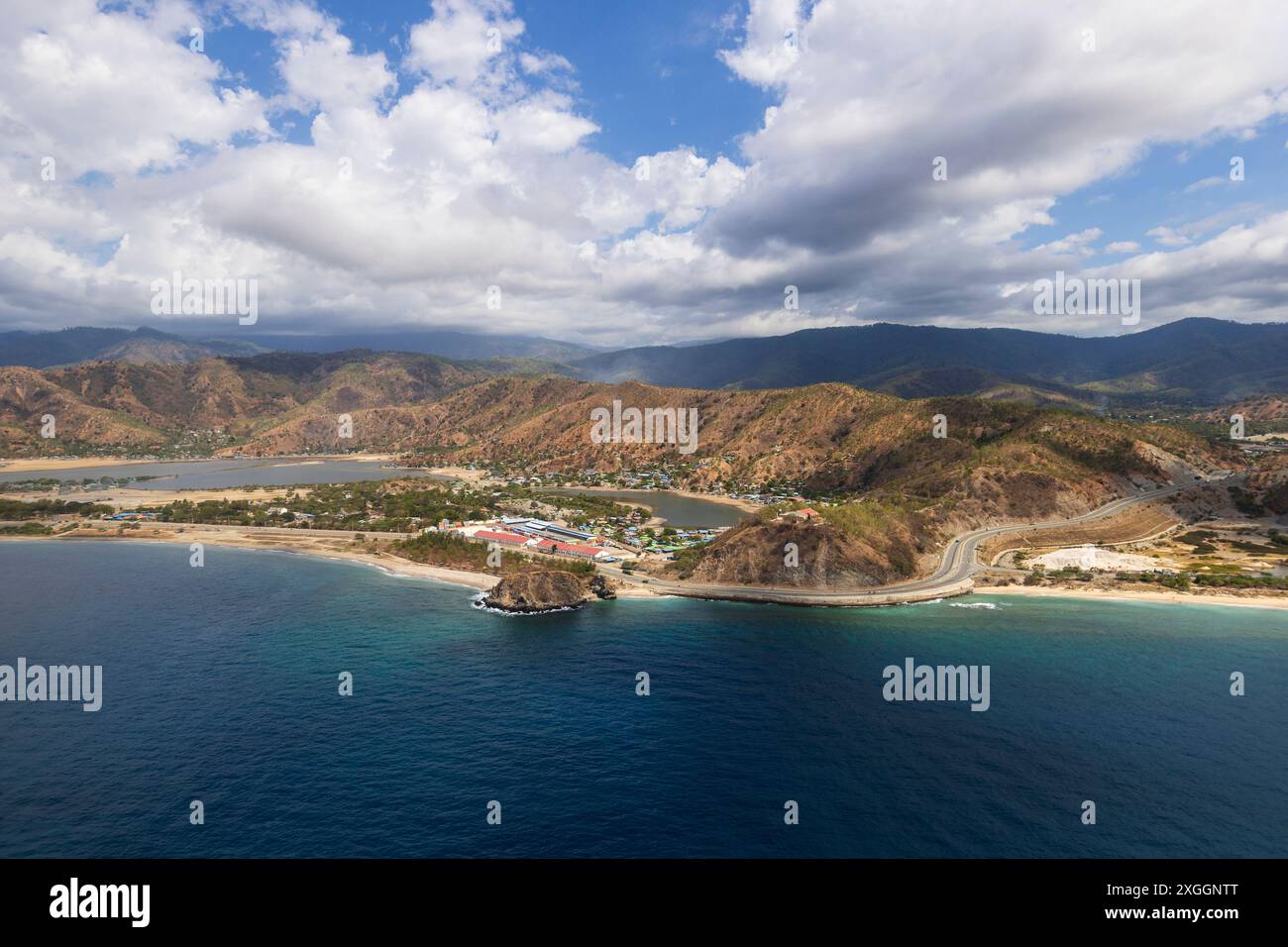 Aerial view of part of Dili, Timor-Leste Stock Photo - Alamy