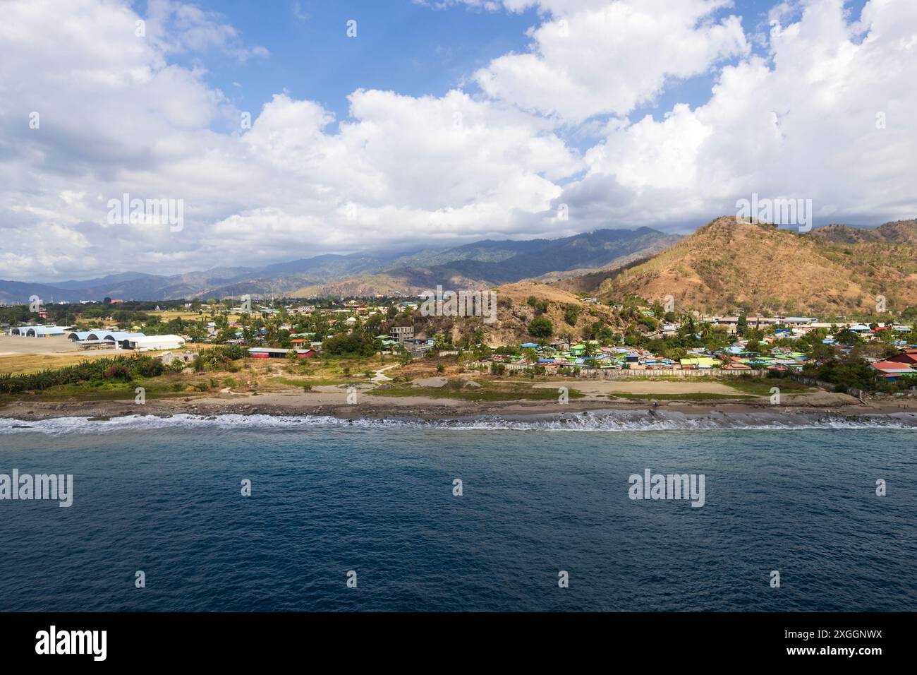 Aerial view of part of Dili, Timor-Leste Stock Photo - Alamy