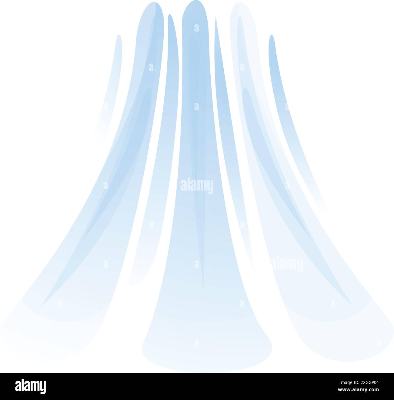 Abstract background design with blue shapes creating a wavy line effect ...