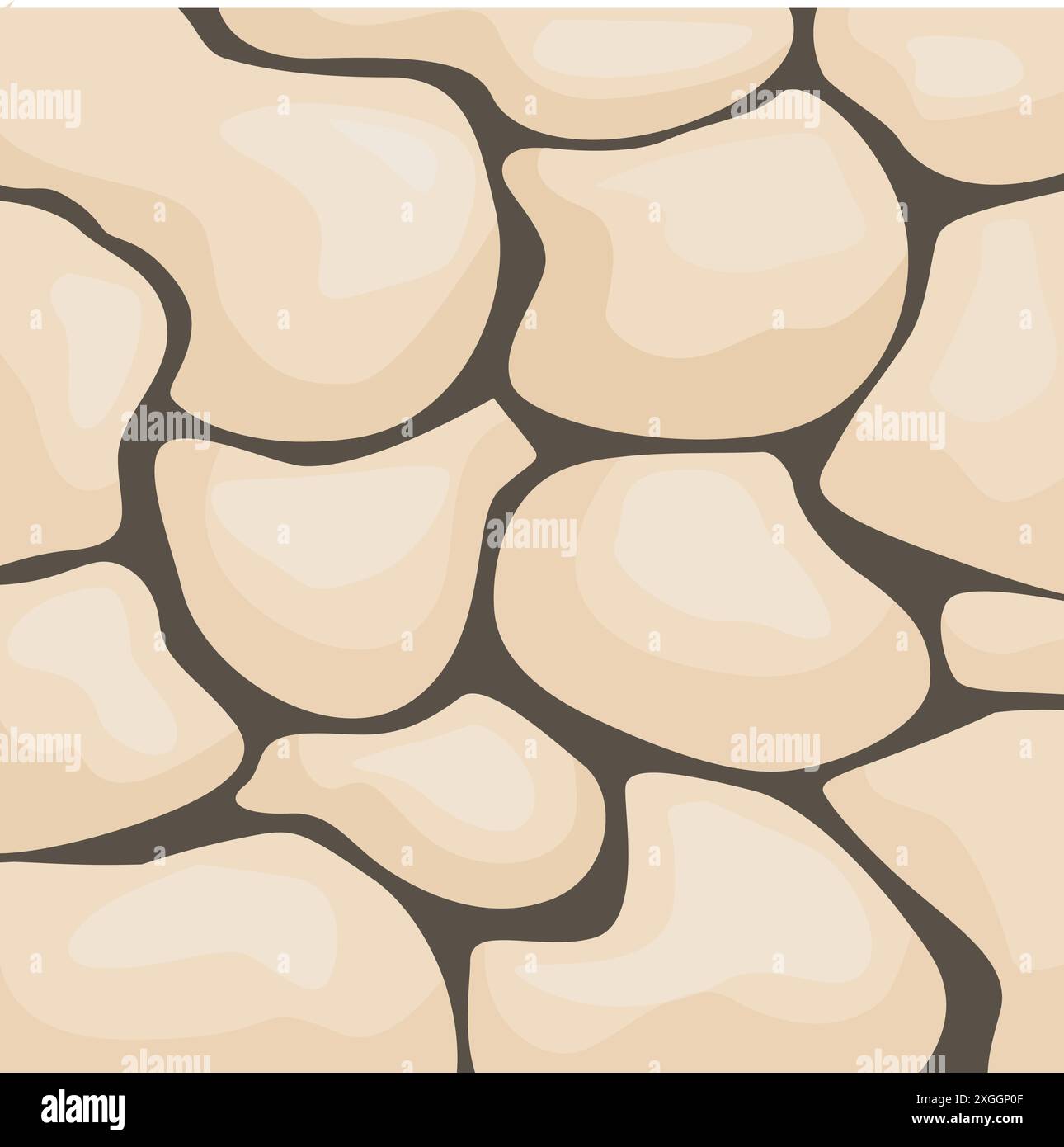 Pattern cracked seamless rock texture Cut Out Stock Images & Pictures - Alamy