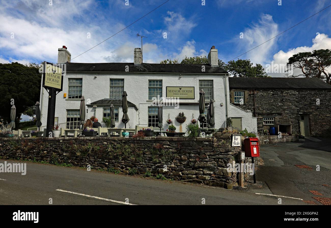 The Manor House pub, and free house in the village of Oxen Park in the ...