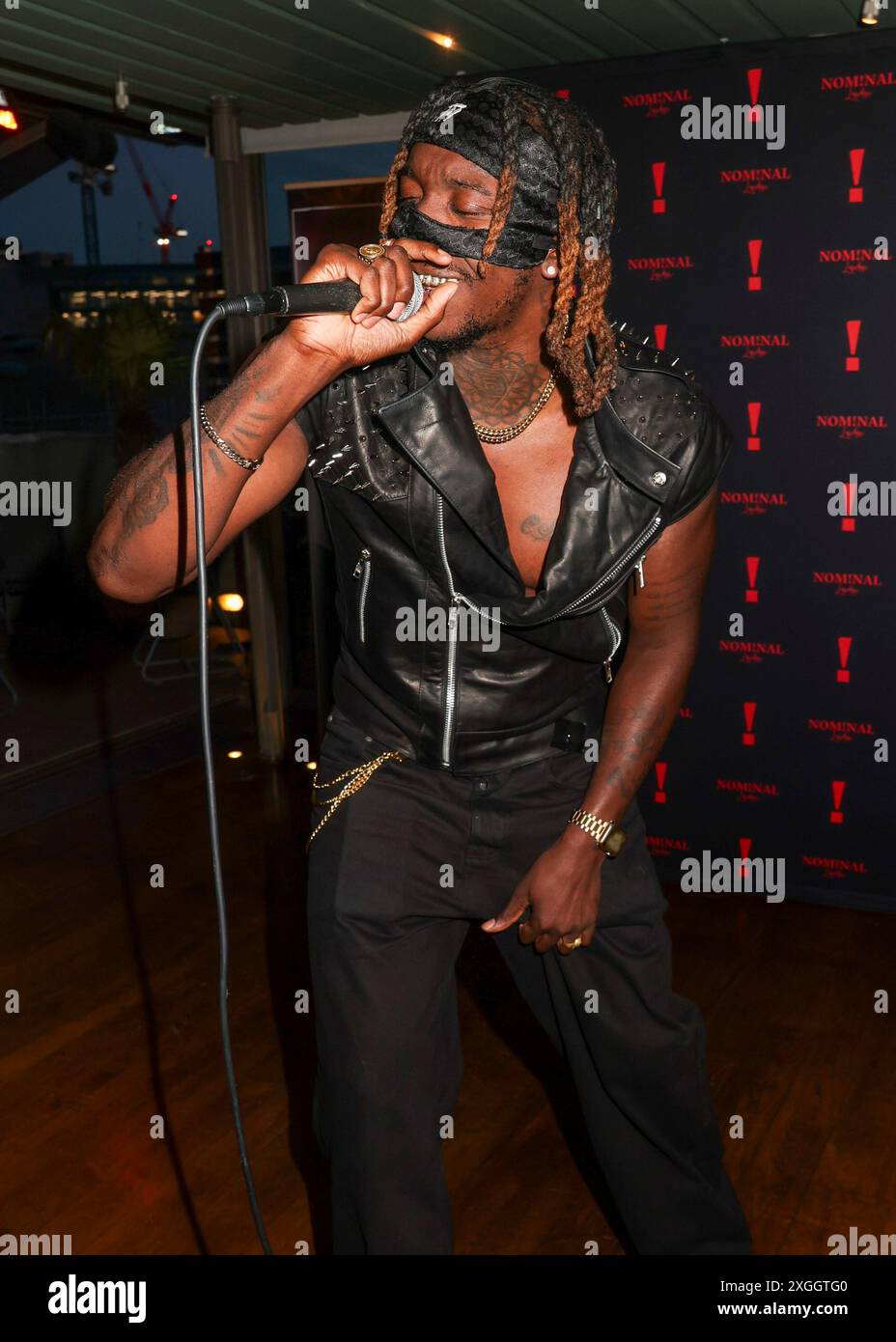 Levelle Simons AKA MOSHXN attends the NOM!NAL Rooftop Music Takeover ...