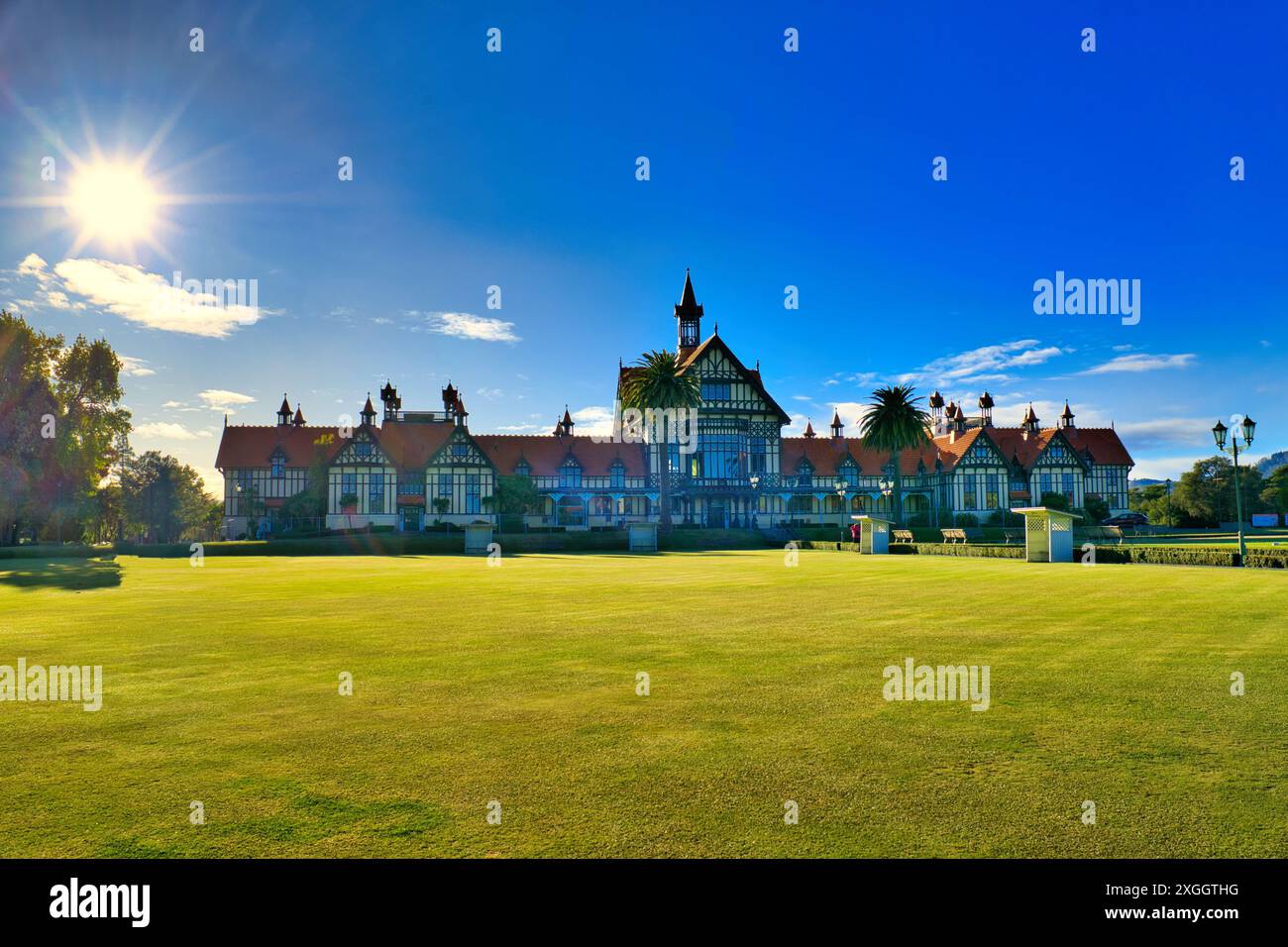 Bath House Building, Government Gardens, Rotorua, North Island, New ...