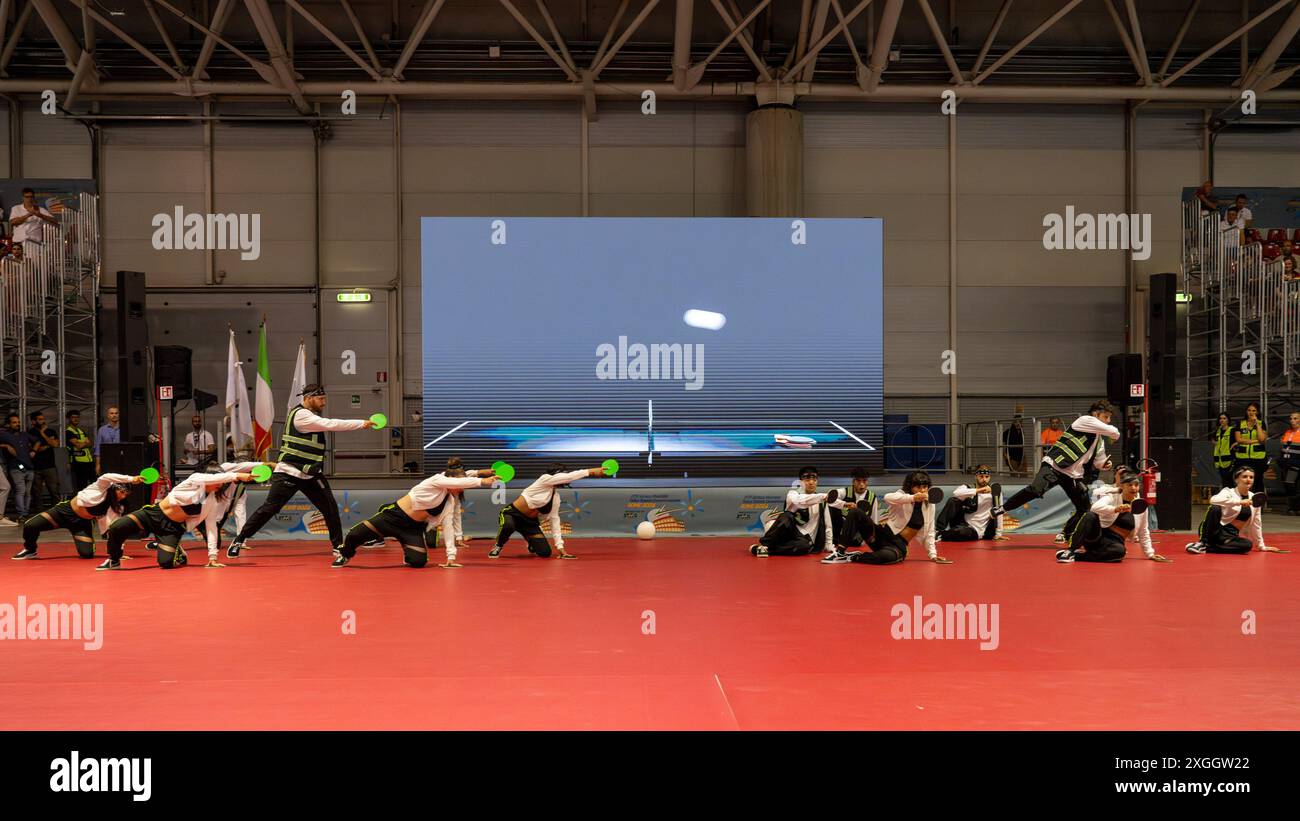 "Ping Pong Pang" during the Opening Ceremony of the Championship Master ...