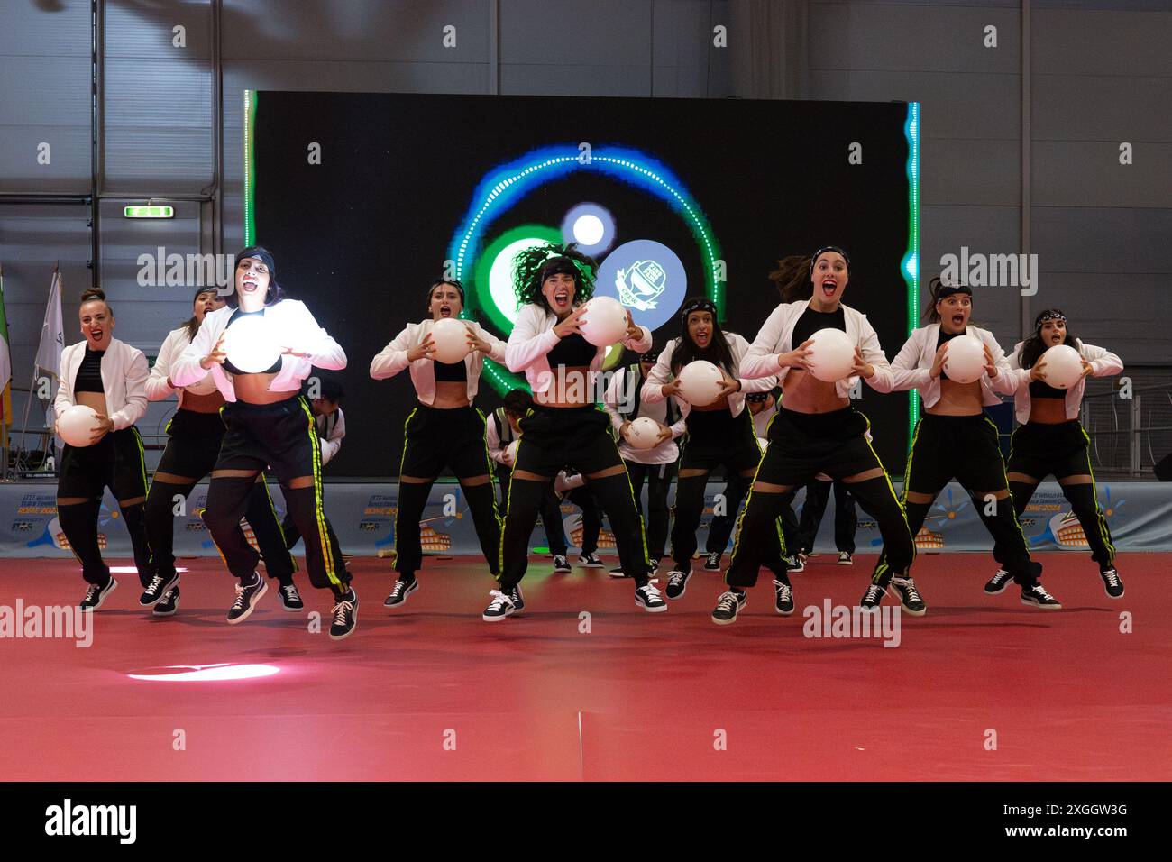 "Ping Pong Pang" during the Opening Ceremony of the Championship Master ...