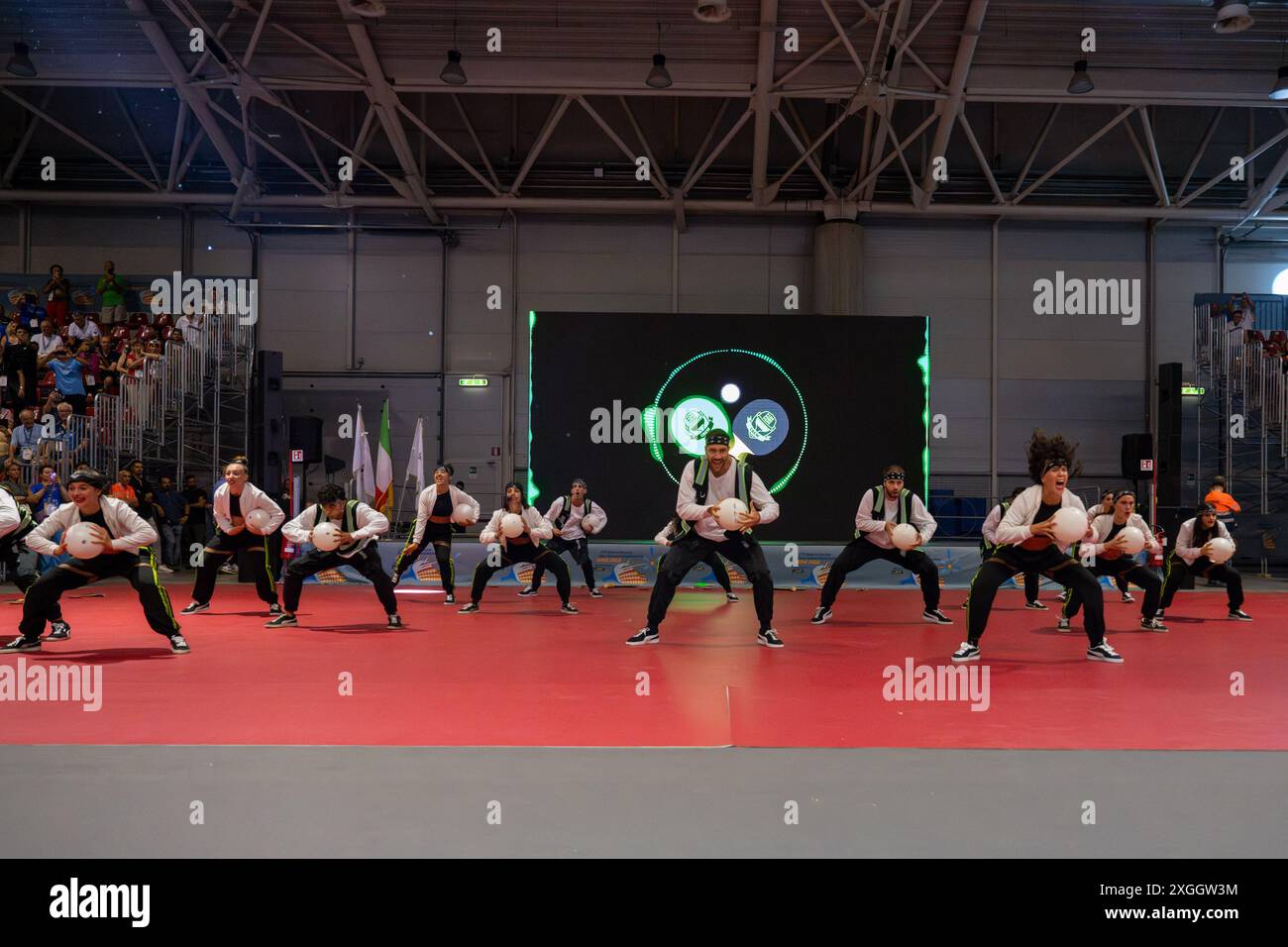 "Ping Pong Pang" during the Opening Ceremony of the Championship Master ...