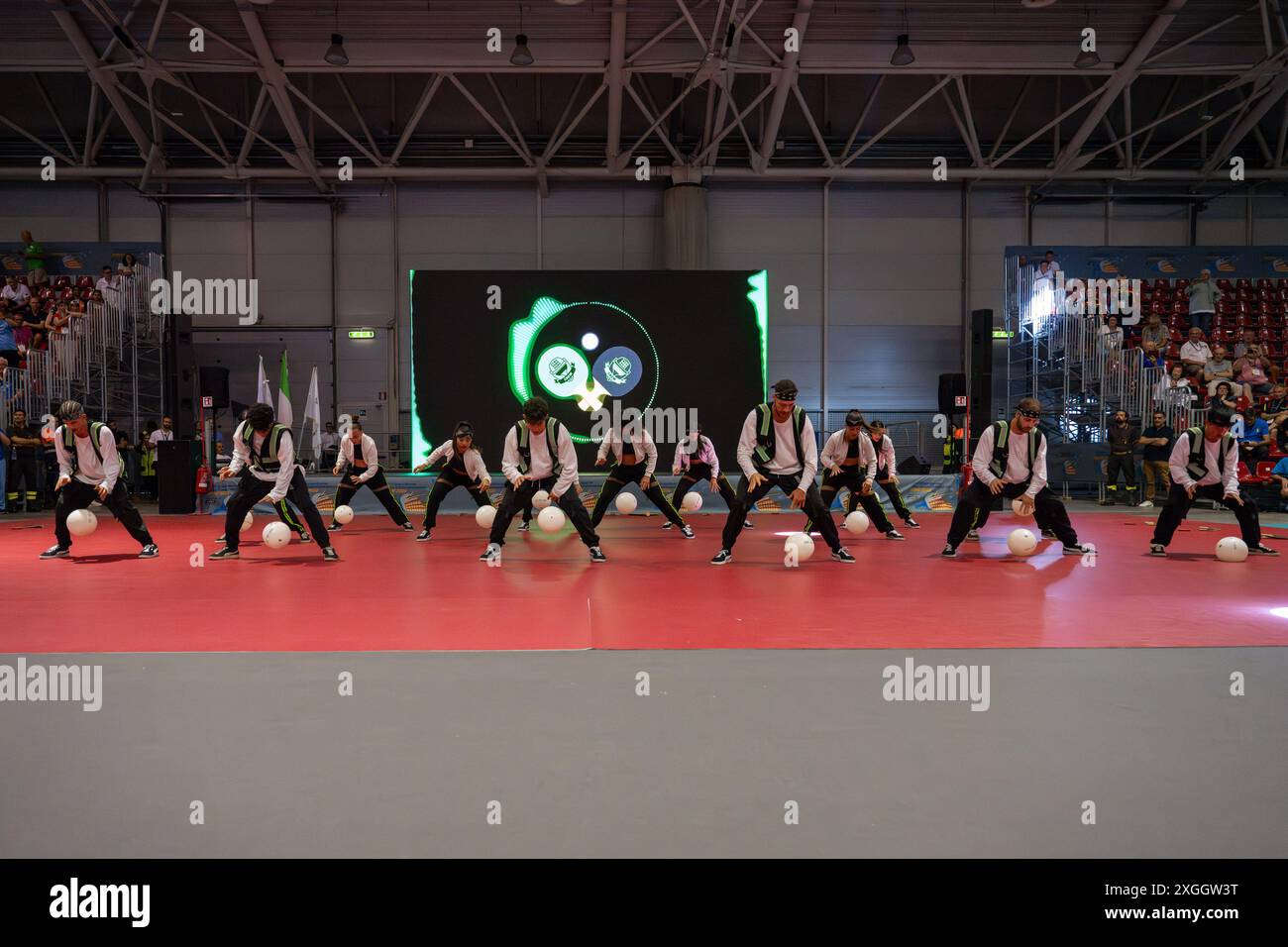 "Ping Pong Pang" during the Opening Ceremony of the Championship Master ...