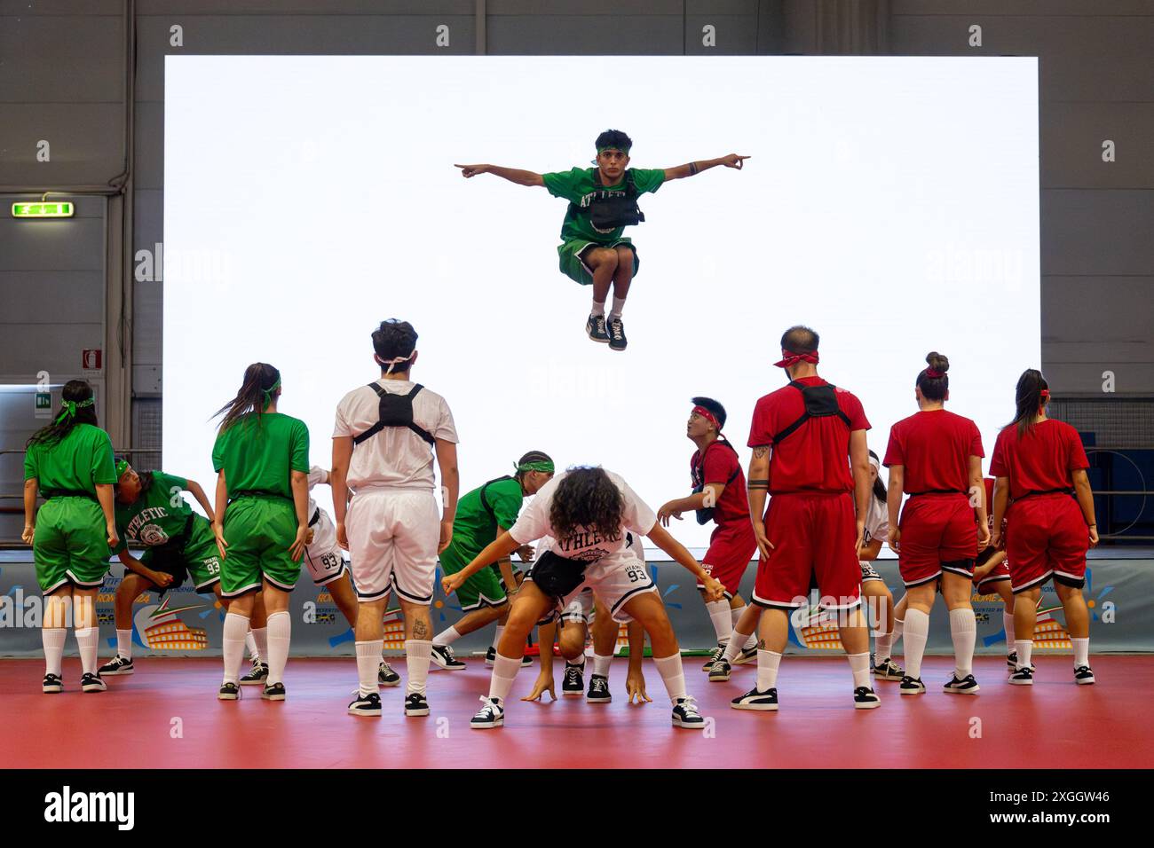 "Ping Pong Pang" during the Opening Ceremony of the Championship Master ...
