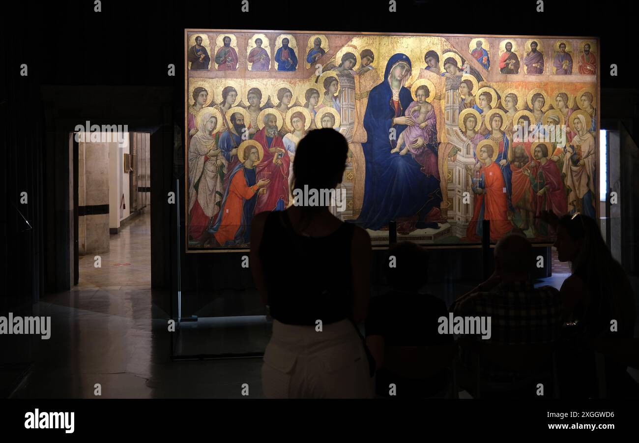 The Maestà at Sienna Cathedral The Santa Maria Novella altarpiece ...